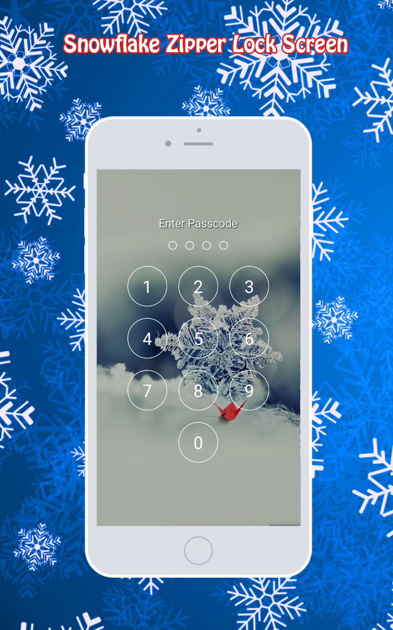 SnowFlake Zipper Lock Screen - App on Amazon Appstore