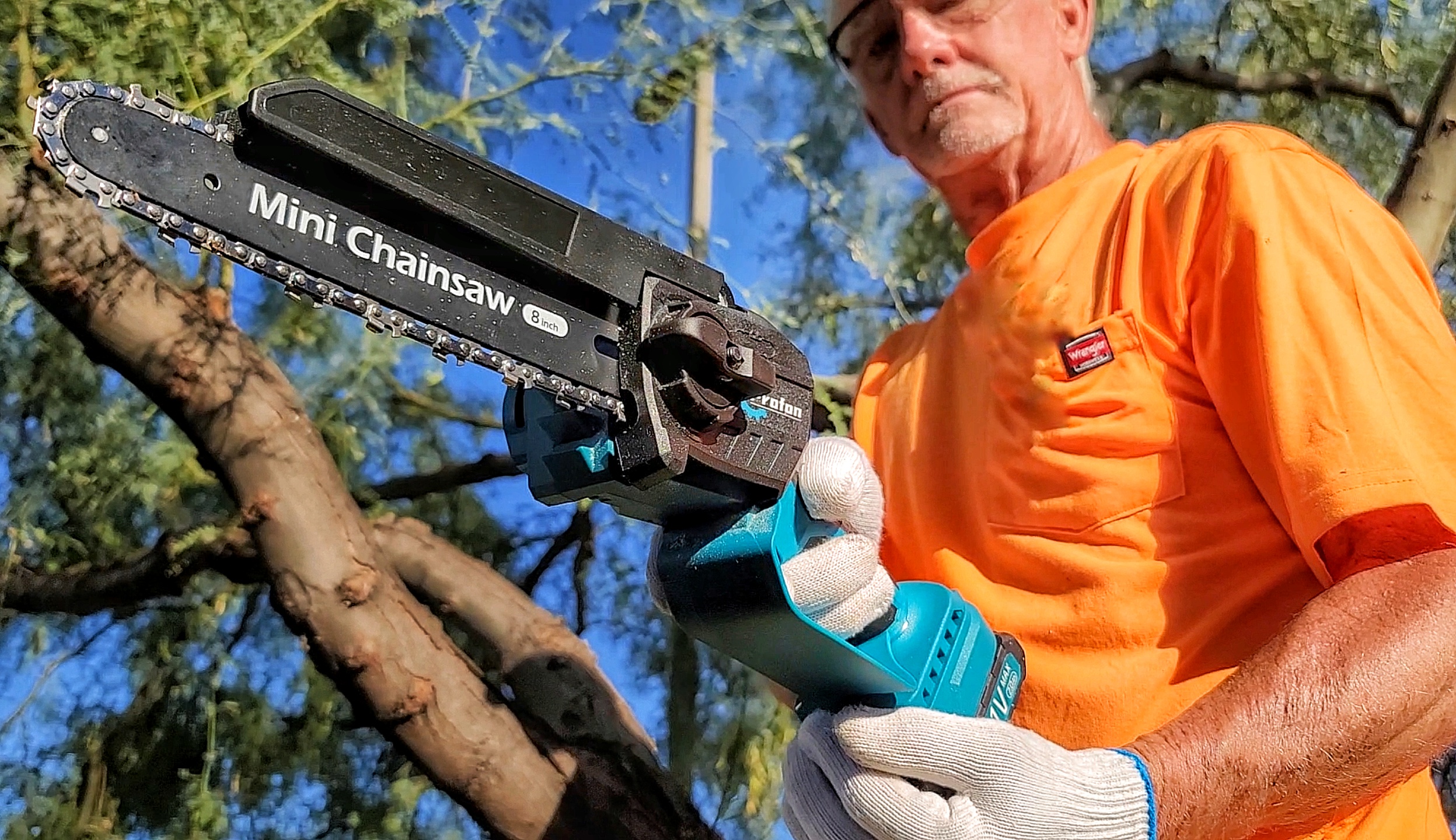 Watch This Profon Mini Chainsaw is impressive! on Amazon Live