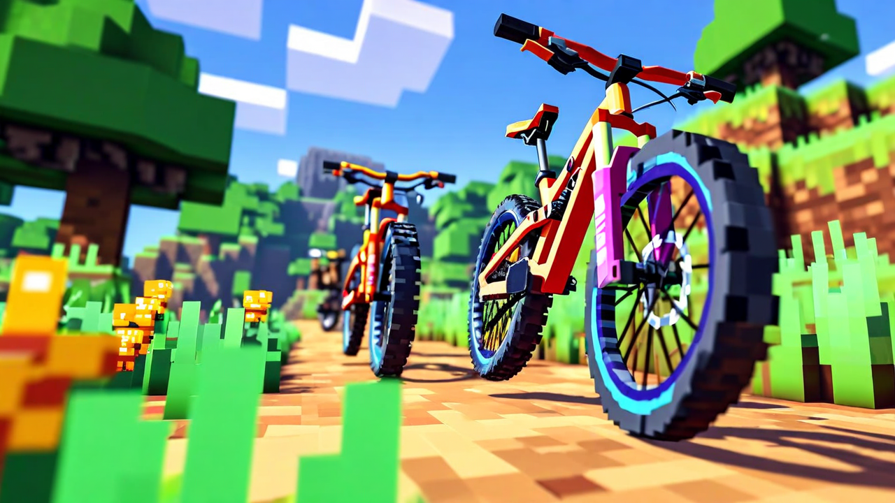 Bicycle Mod for Minecraft - Ride 6 Colors & Explore Your World ...