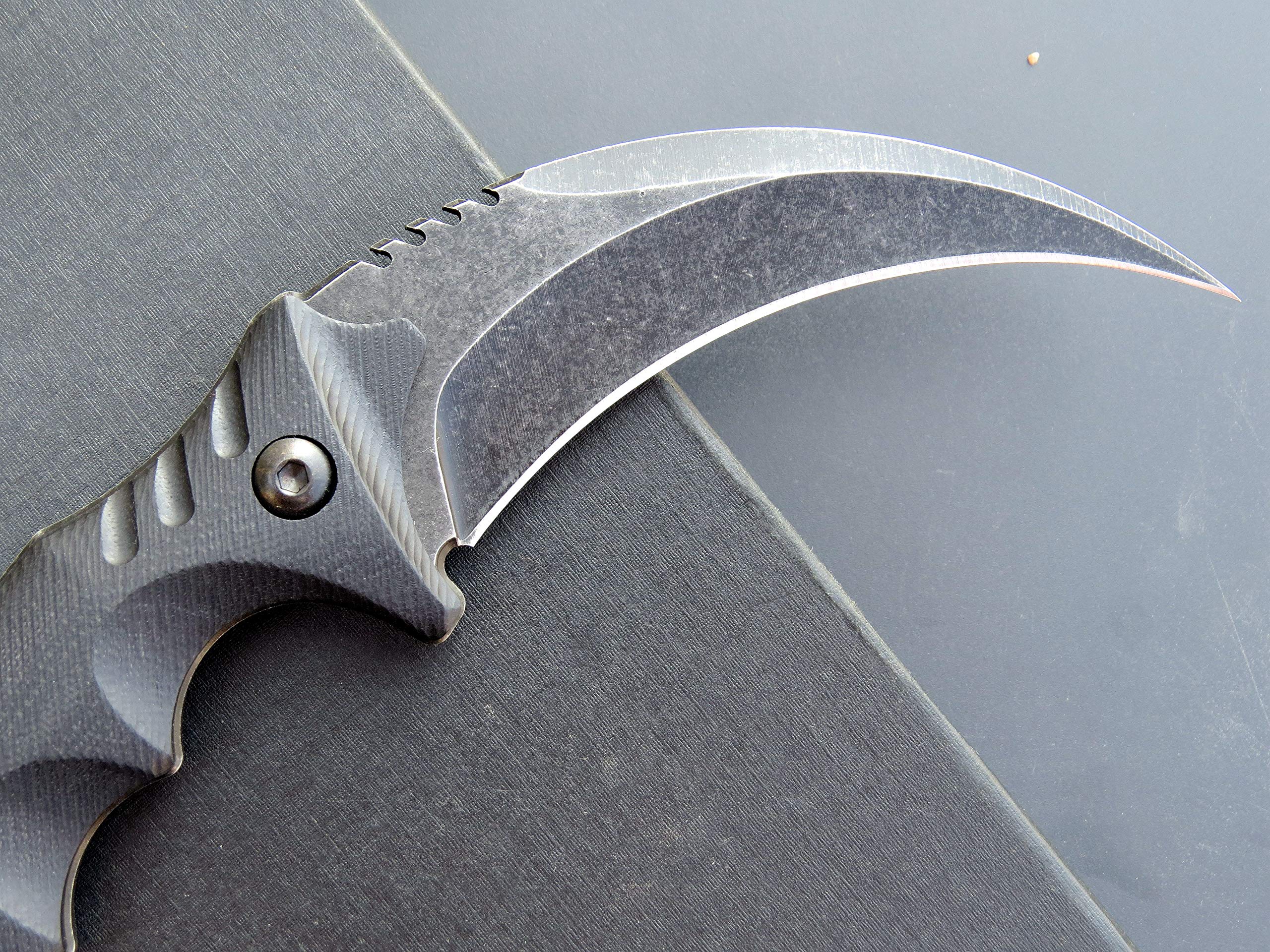 Ccanku C1111 Fixed Blade Knife D2 Steel Blade+G10 Handle for Outdoor ...