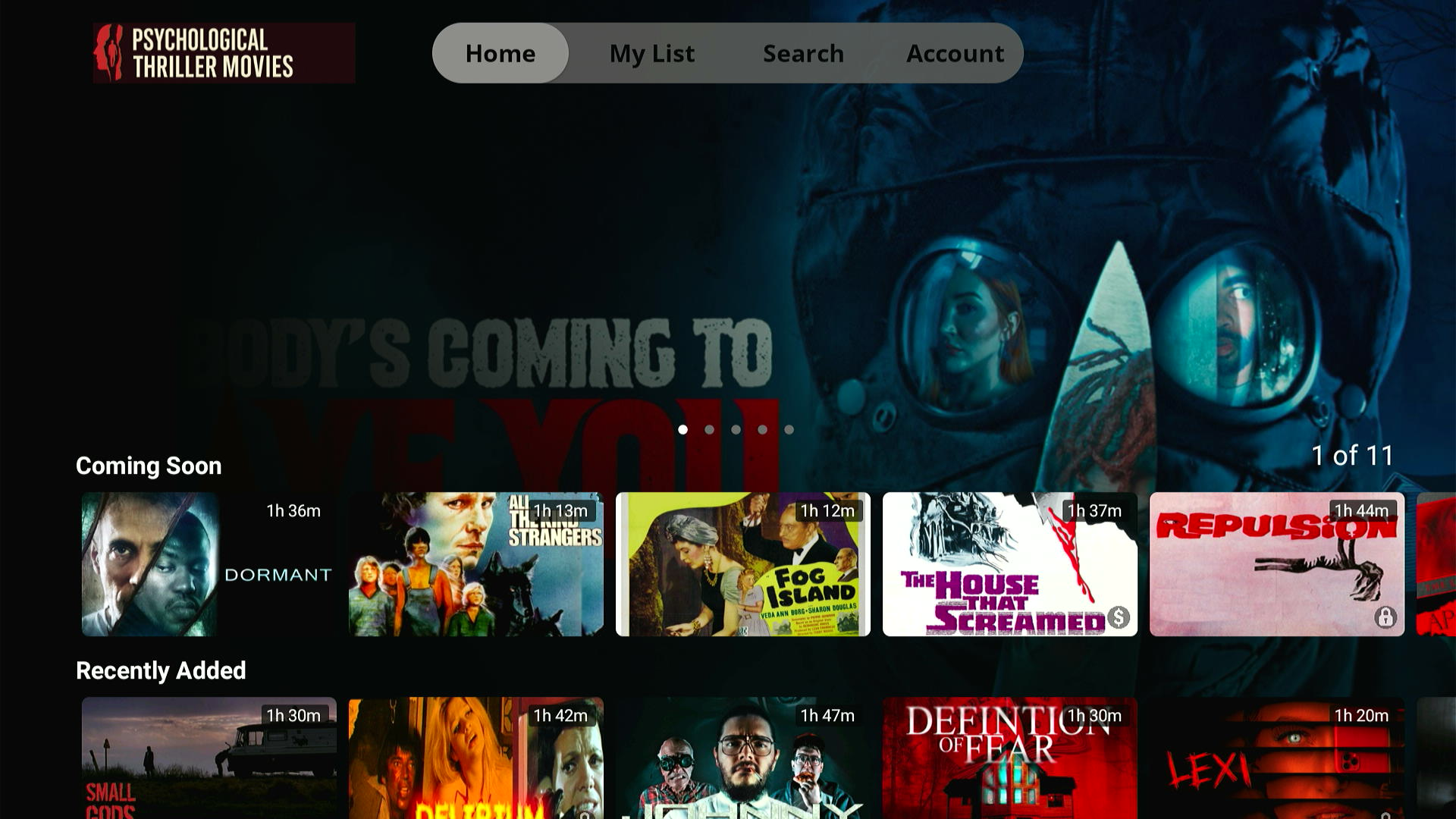 Psychological Thriller Movies - App on Amazon Appstore