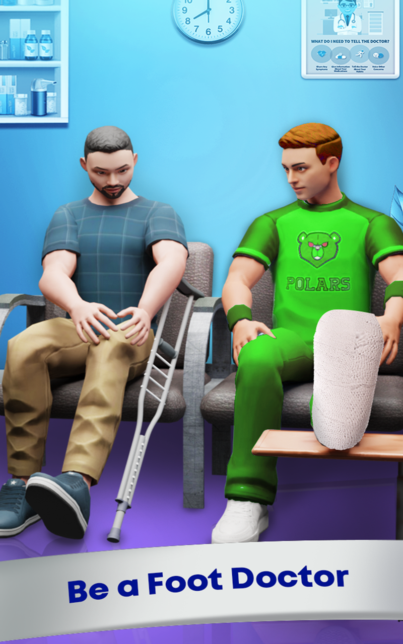 Foot Doctor Hospital Care Games - ER Emergency Doctor Surgeon Simulator ...