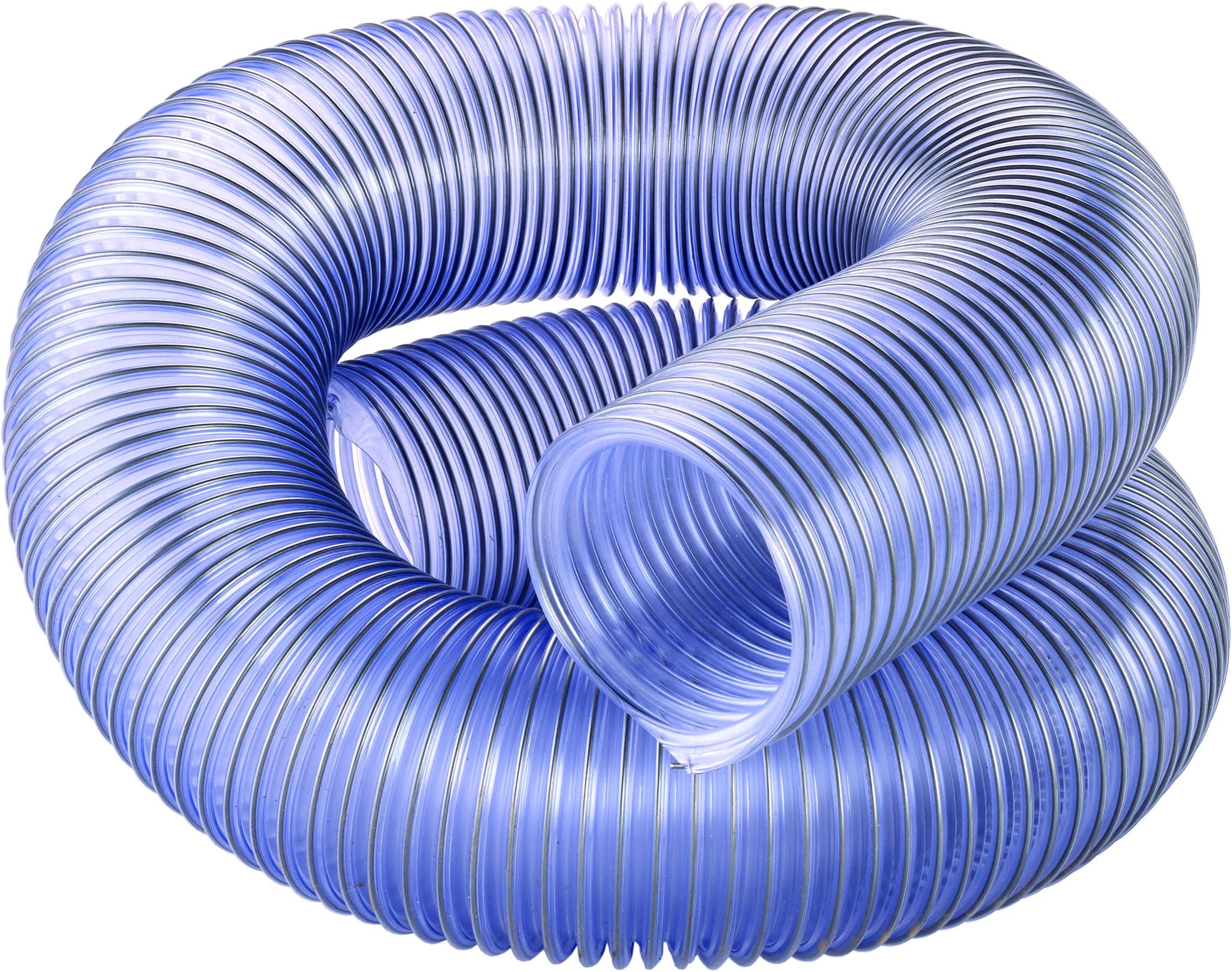 4" Diameter Clear Dust Collection Hose - Vacuum And Dust Collector ...