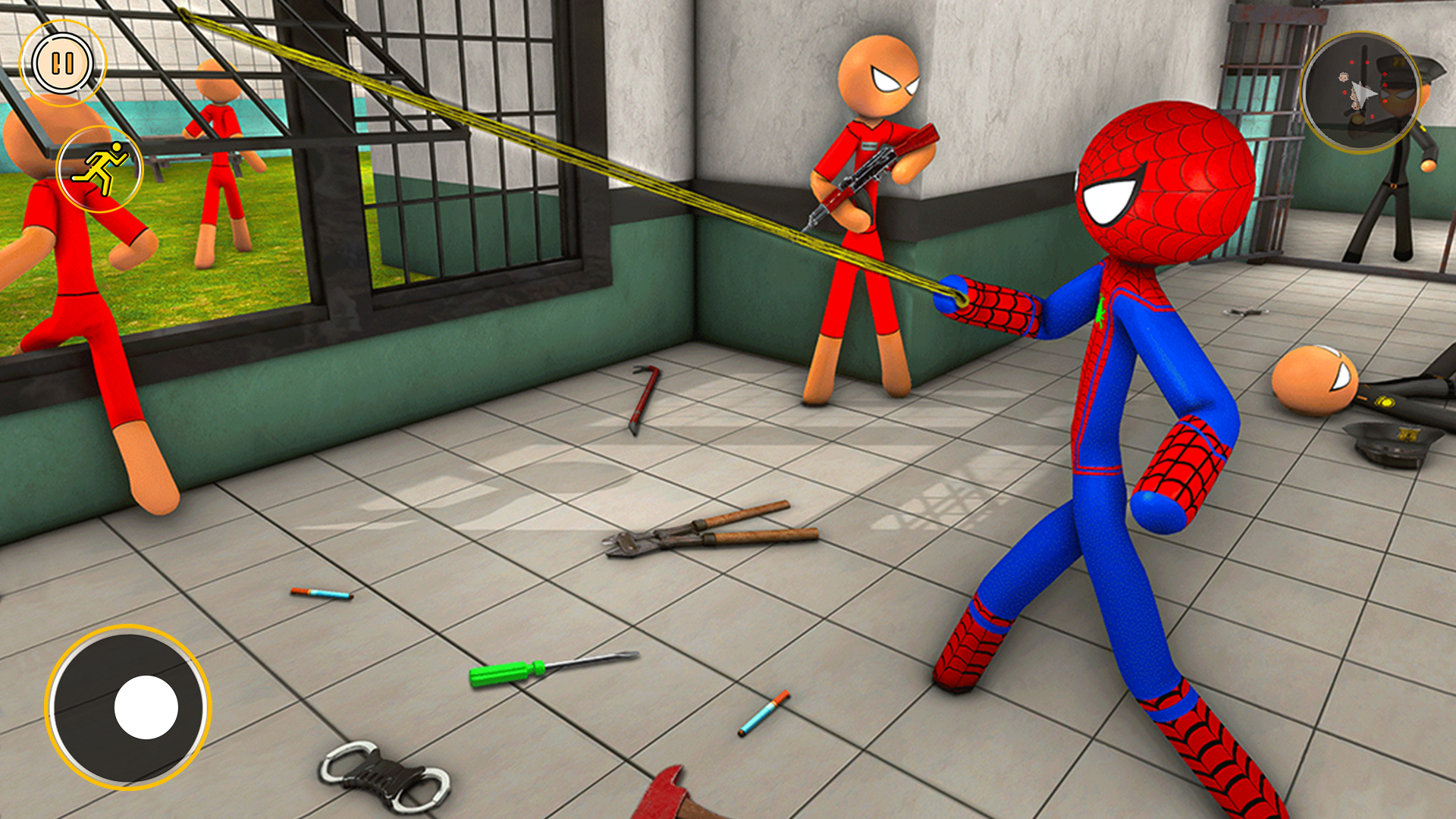 Stickman Prison Hero Escape Jailbreak - Open World Police Crime Chase ...