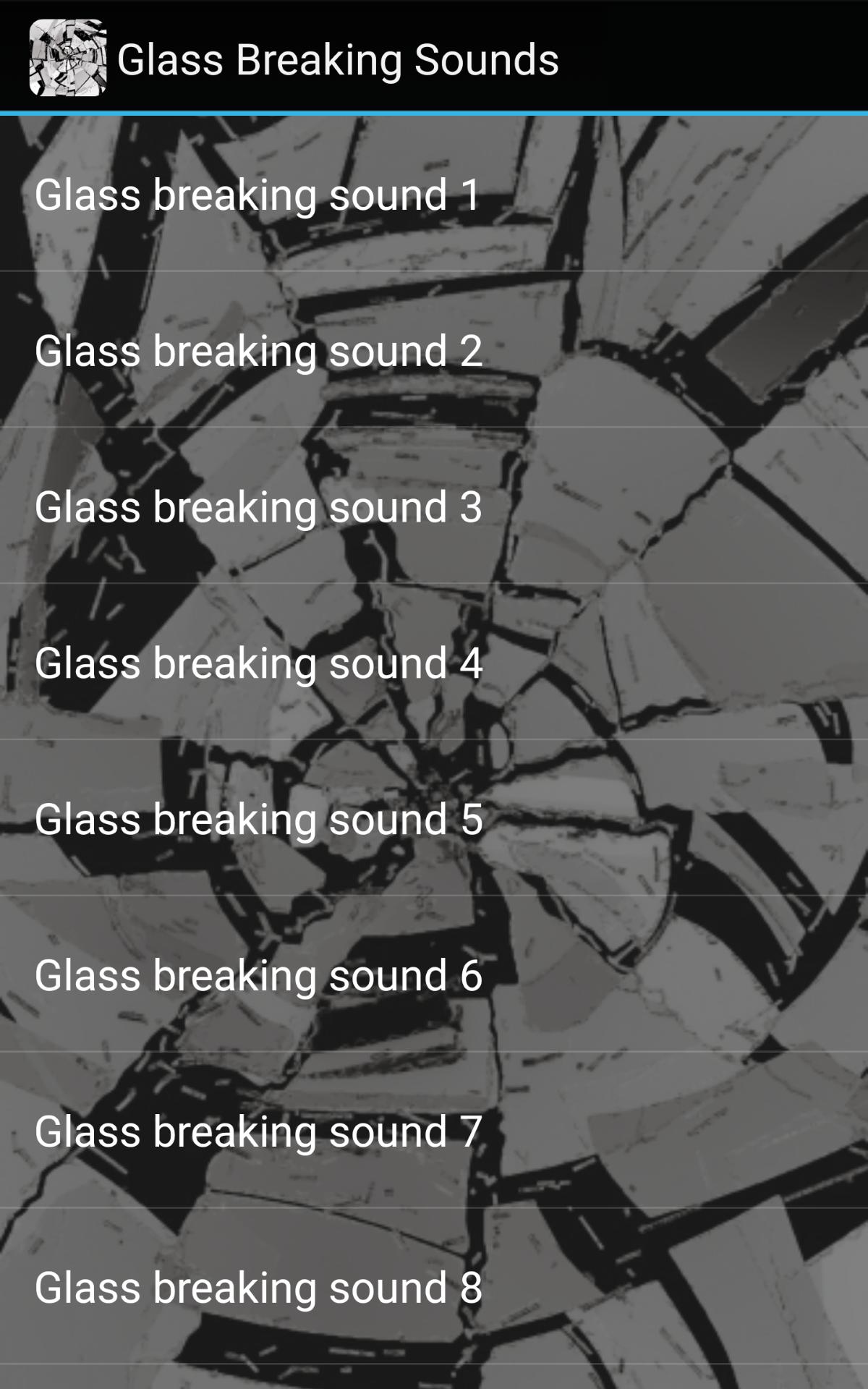 Glass Breaking Sounds - App on Amazon Appstore