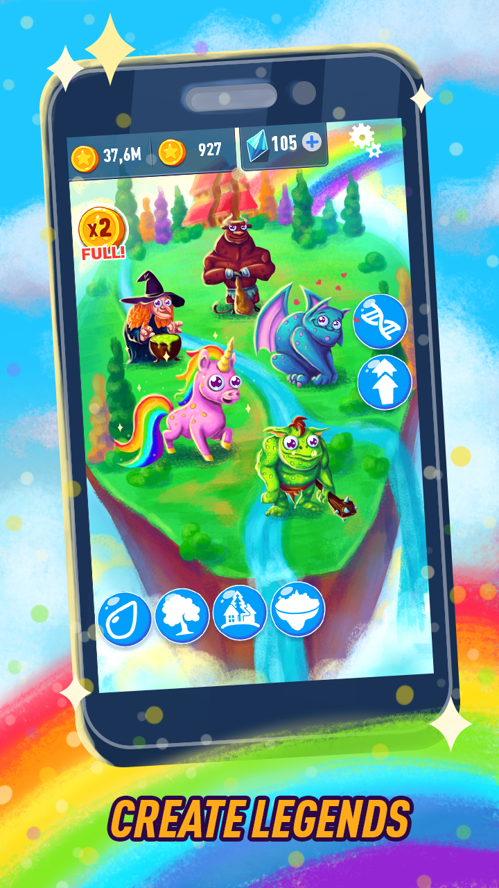 Fantasy Creatures Evolution: Fairy World Clicker - App on Amazon Appstore