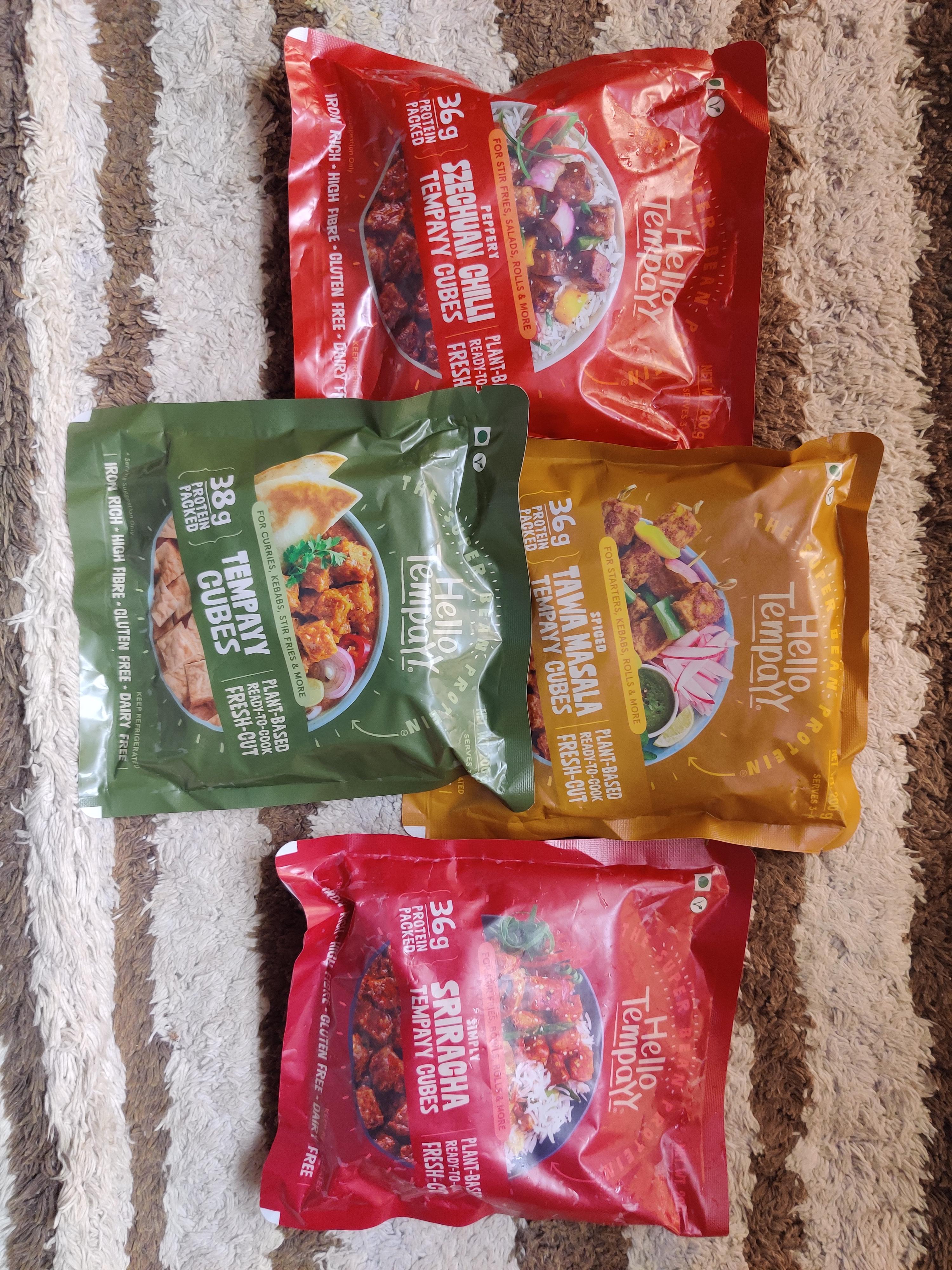 Hello Tempayy Soyabean Tempeh Cubes, 200 g : Amazon.in: Grocery ...