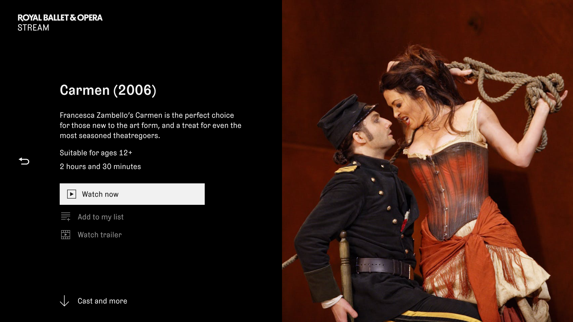 Royal Ballet and Opera Stream - App on Amazon Appstore