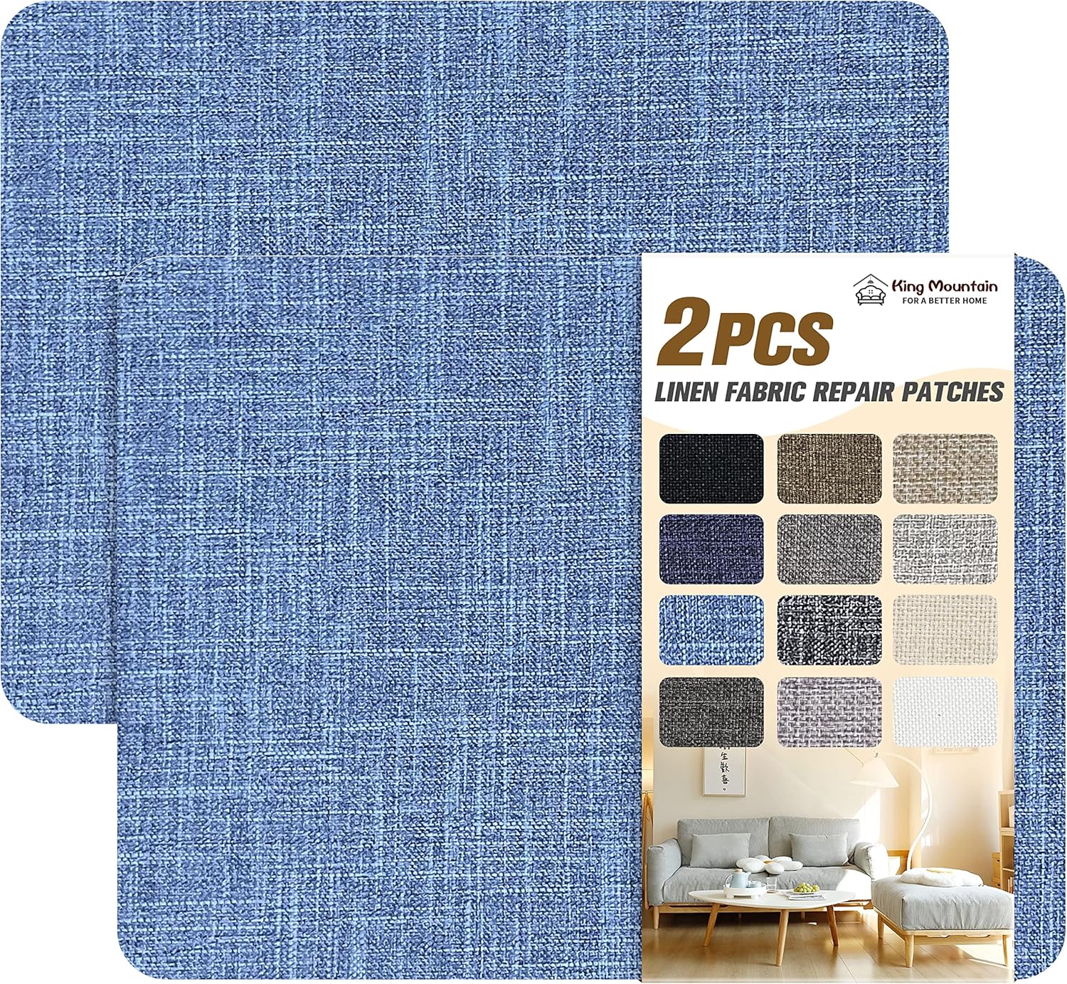 Amazon.com: KING MOUNTAIN Fine Linen Repair Patches, Self-Adhesive ...