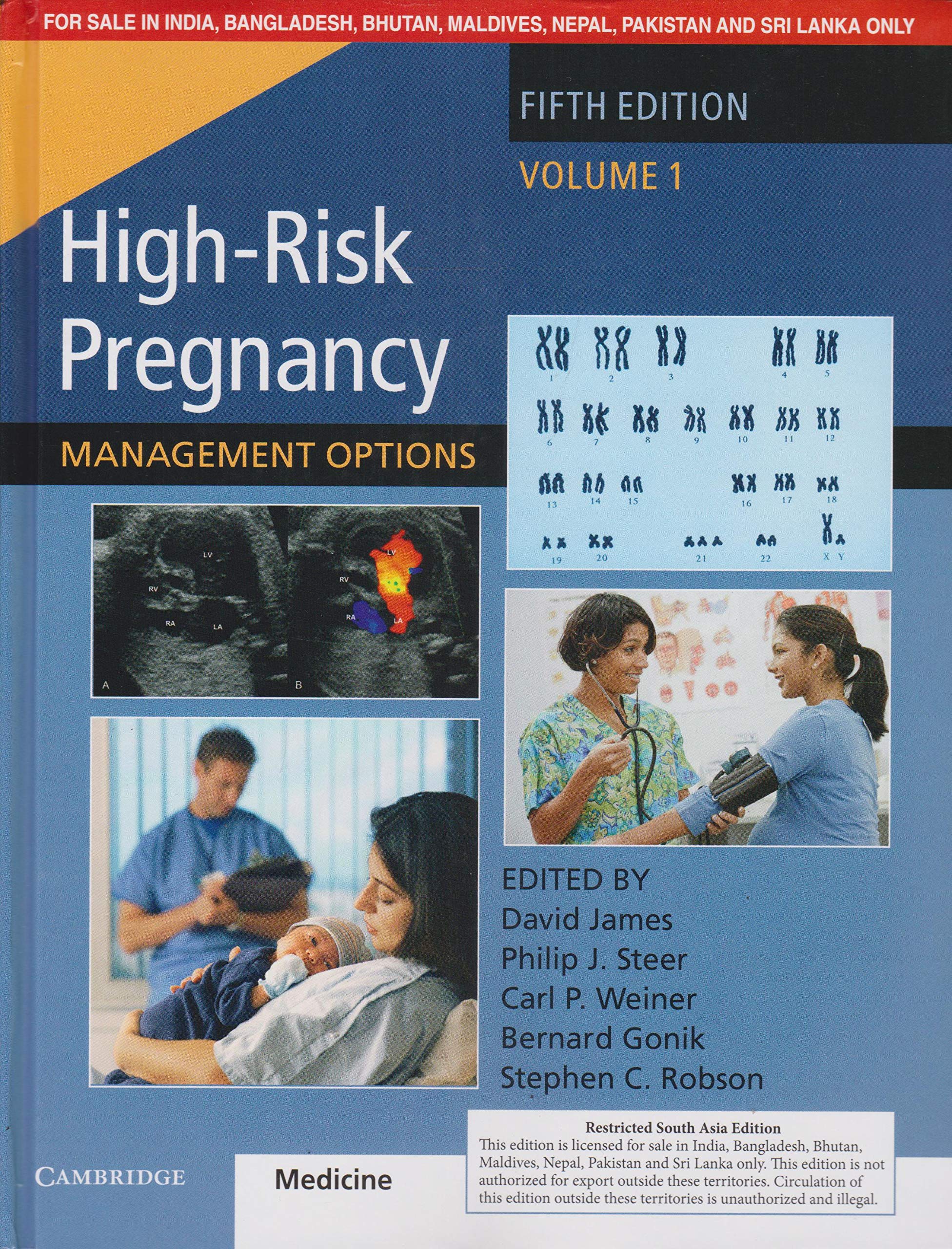 High Risk Pregnancy Management Options 5Ed 2 Vol Set (Hb 2018) : JAMES ...