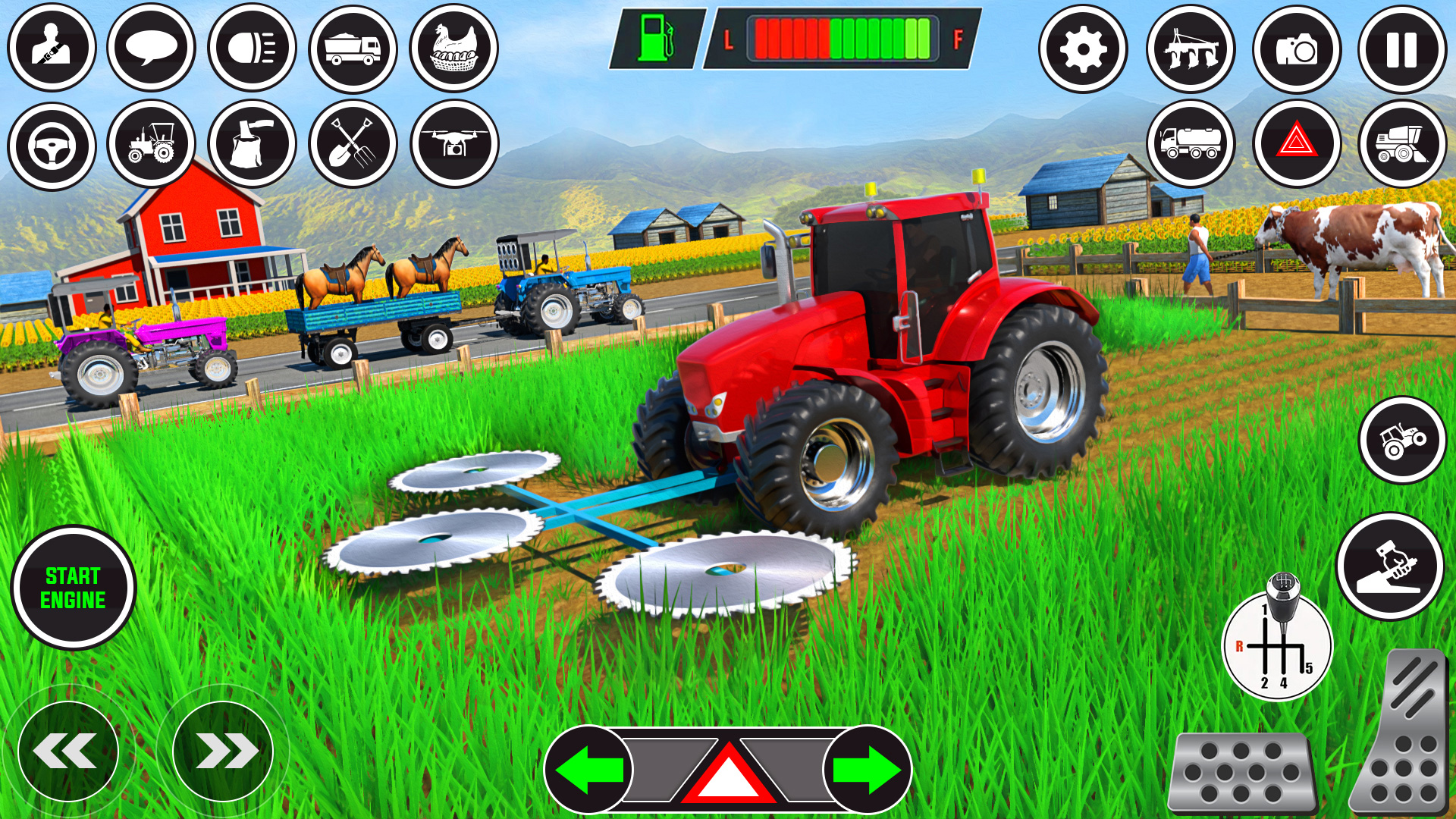 Big Farming Tractor Games 3D Tractor Simulator : Tractor Driving Games ...