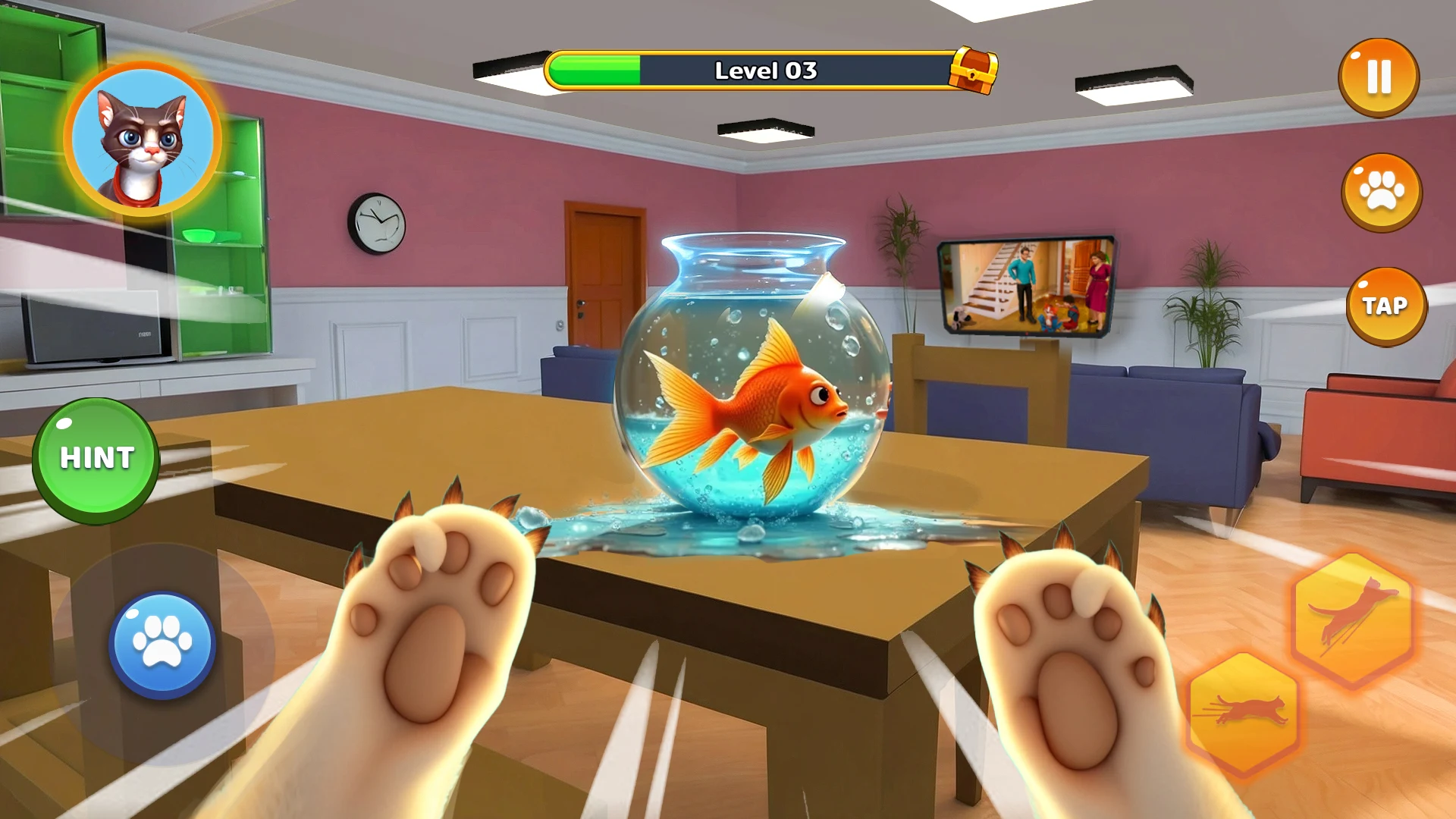 I'am Cute Naughty Virtual Pet Cat Life Simulator & Angry Granny Hell ...