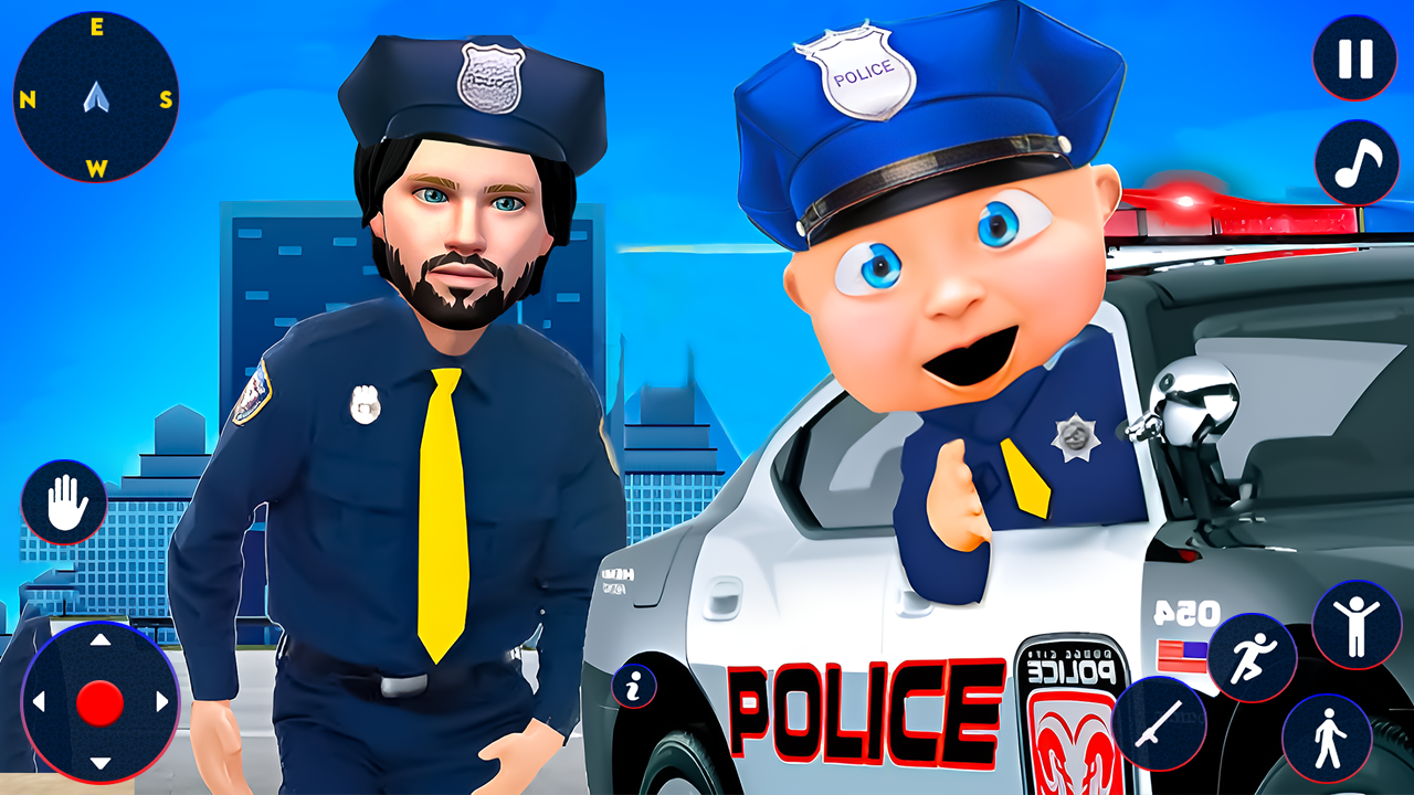 Naughty Baby Police & Daddy Fun Officer Simulator Games - App on the ...