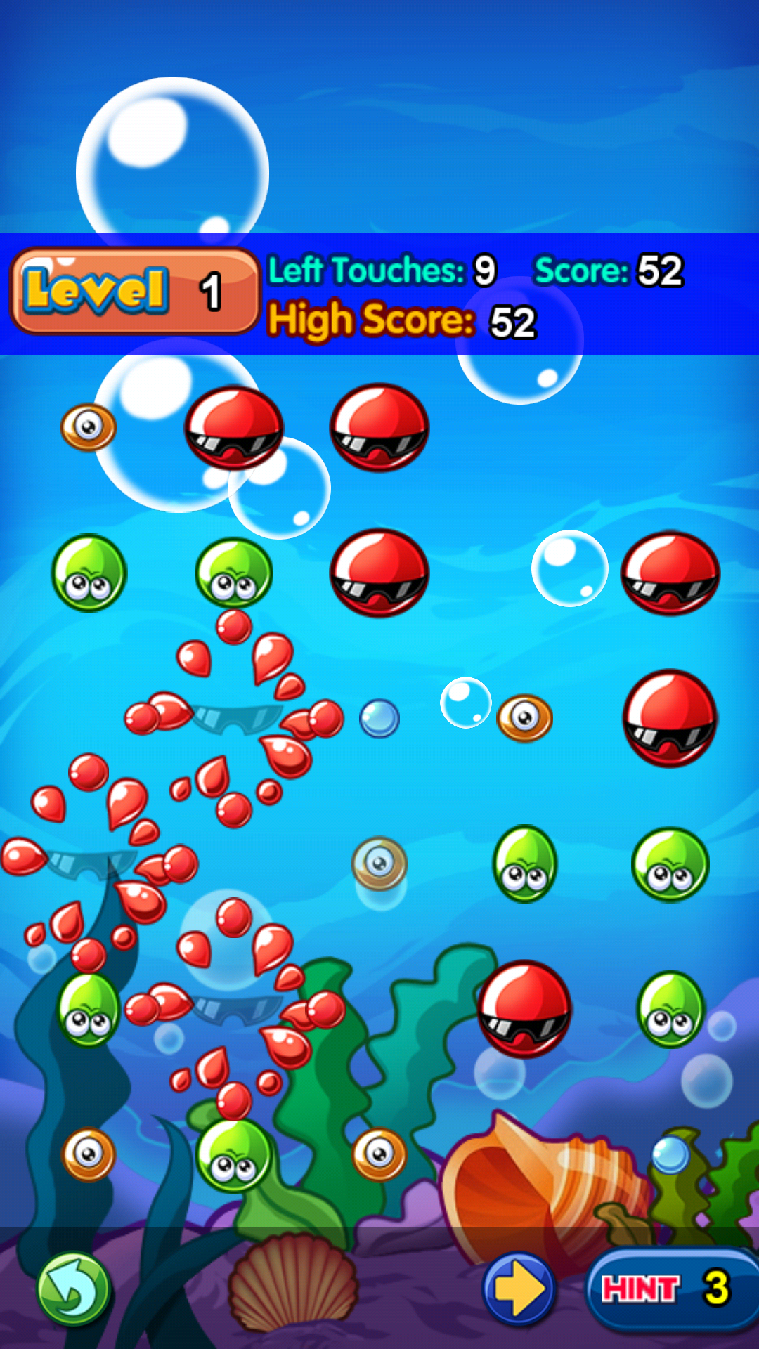 Aplicación Bubble Splash en Amazon Appstore