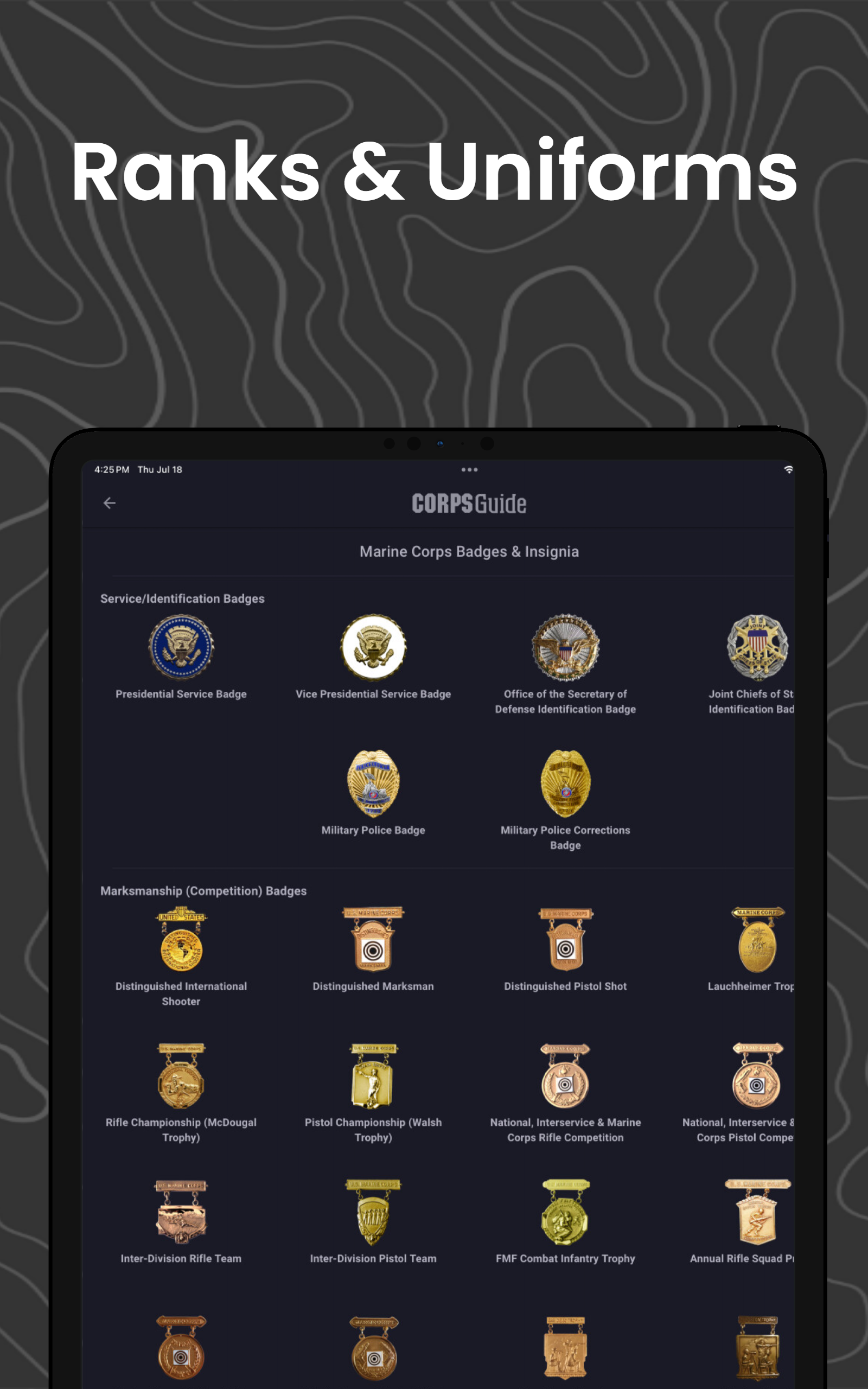 CorpsGuide - App on Amazon Appstore