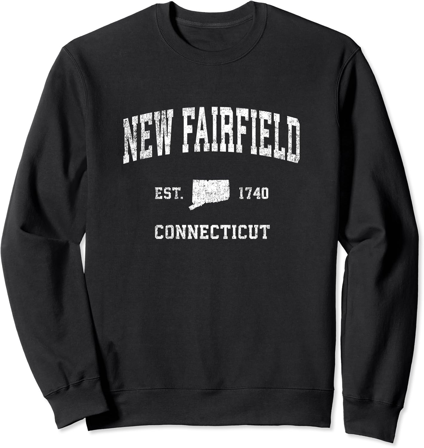 Amazon.com: New Fairfield Connecticut CT Vintage Athletic Sports Design ...