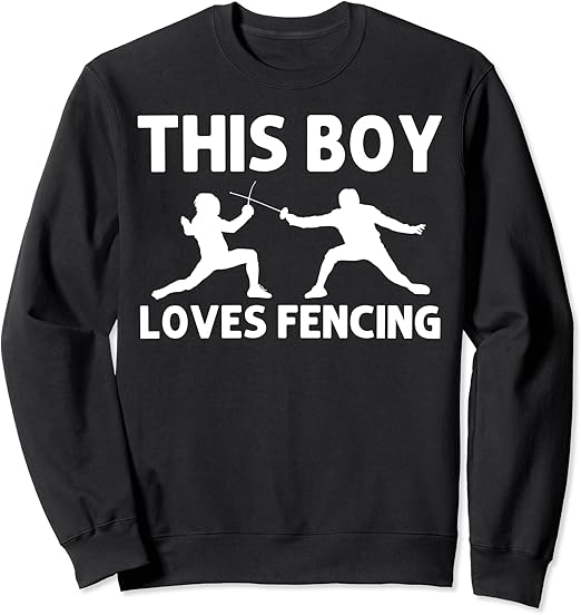 Amazon.com: Cool Fencing Gift For Boys Kids Fencer Sport Epee Sabre ...