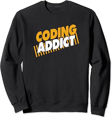 Cool Best Coding Addict Addicted to Coding Programmer Gift Sweatshirt ...