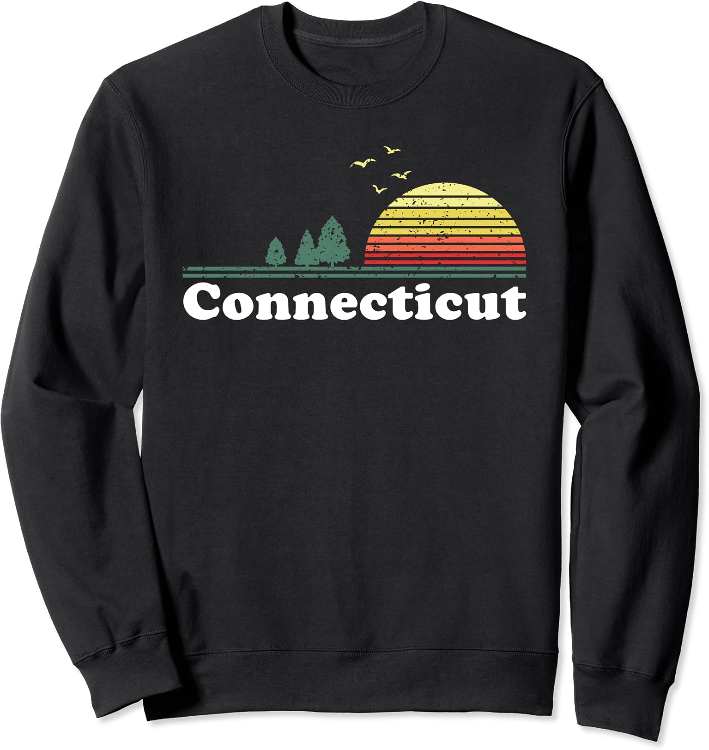 Amazon.com: Vintage Connecticut Sunset Woods Outdoors Souvenir ...