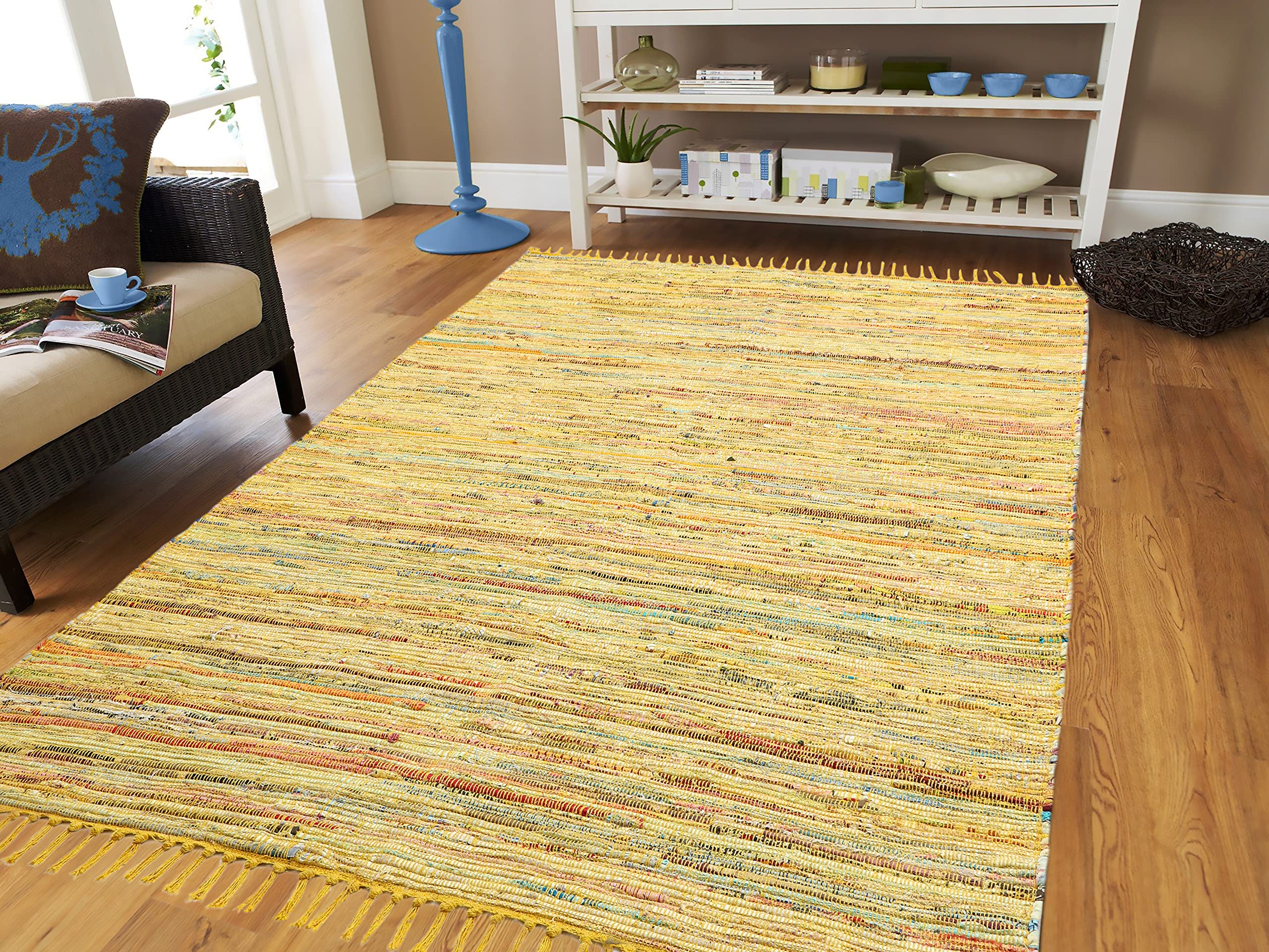 SISOSU Cotton Area Rug - Carpets Suitable for Living Room, Bedroom ...