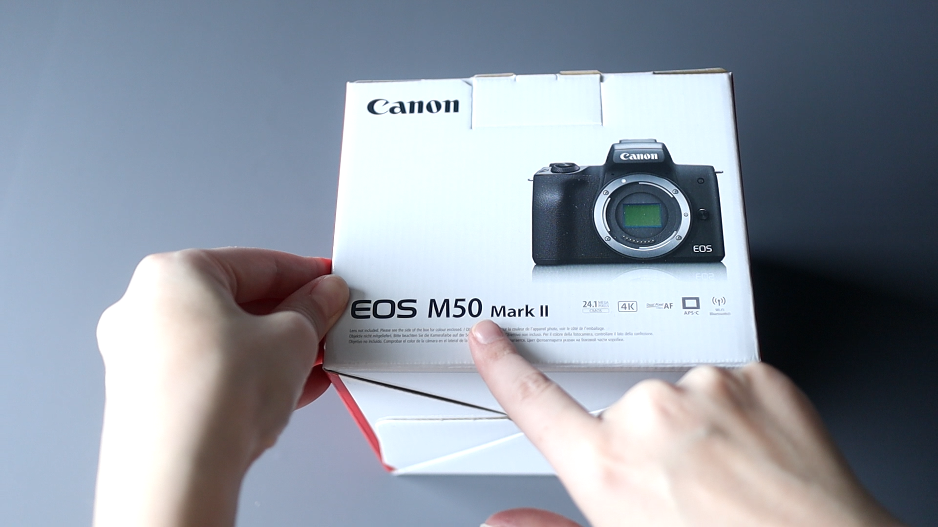 Watch Canon M50 MK2 Body Unpacking on Amazon Live