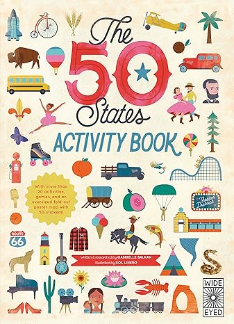 The 50 States: Activity Book: Maps of the 50 States of the USA (Volume ...