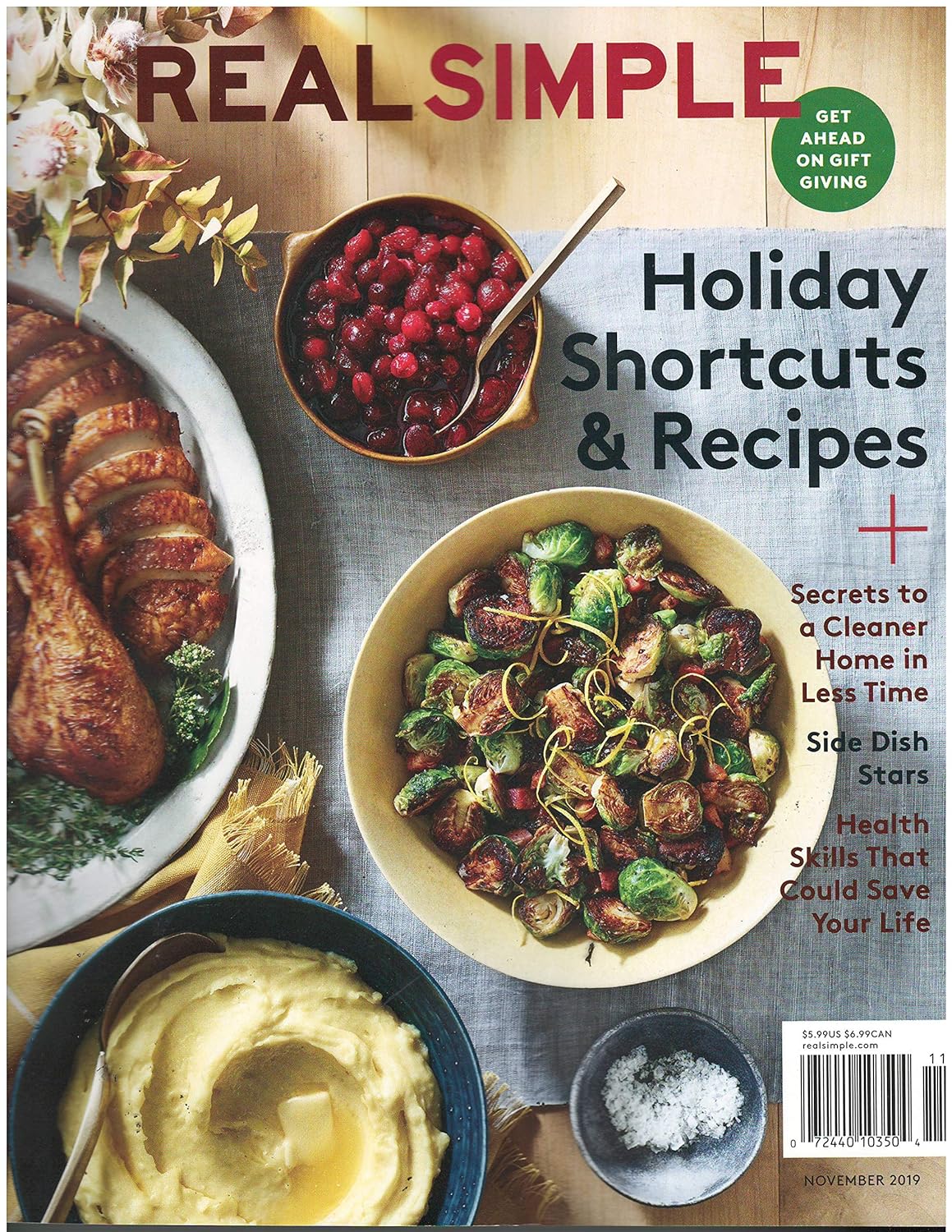 Real Simple Magazine November 2019: Amazon.com: Books