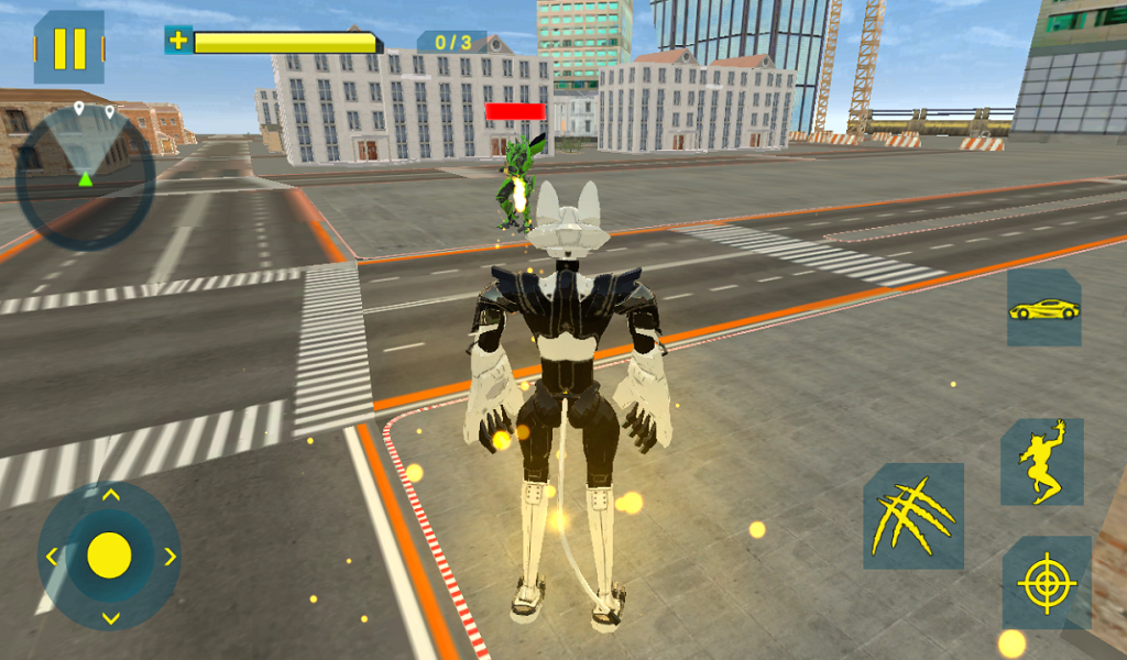 CAT Robot Street Fight Transform Shooting City war Game - App on the ...