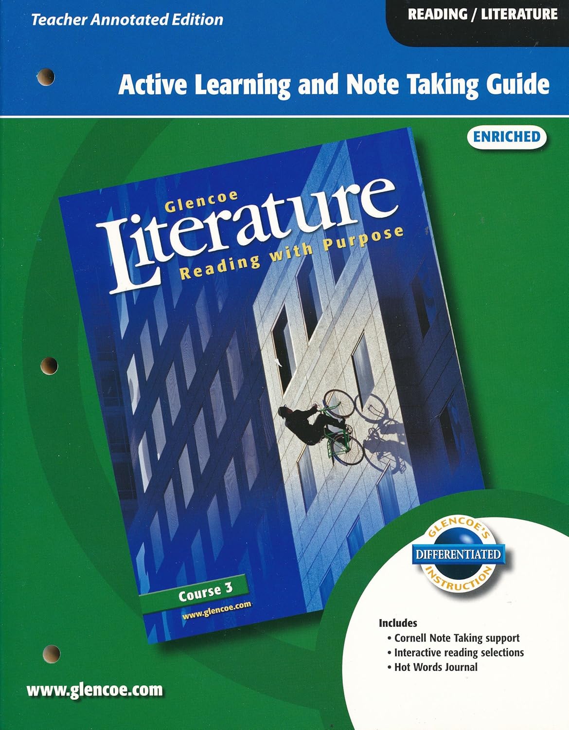Glencoe LITERATURE: Reading with Purpose: Course 3: Active Learning and ...