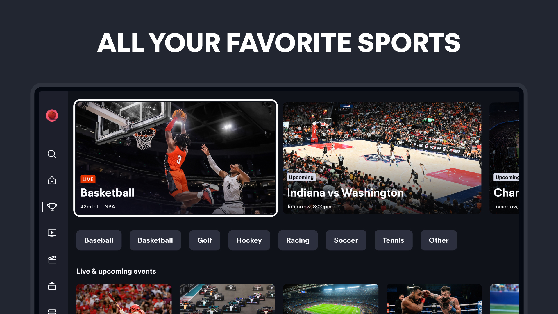 Fubo: Watch Live TV & Sports, Shows, Movies & News - App on Amazon Appstore