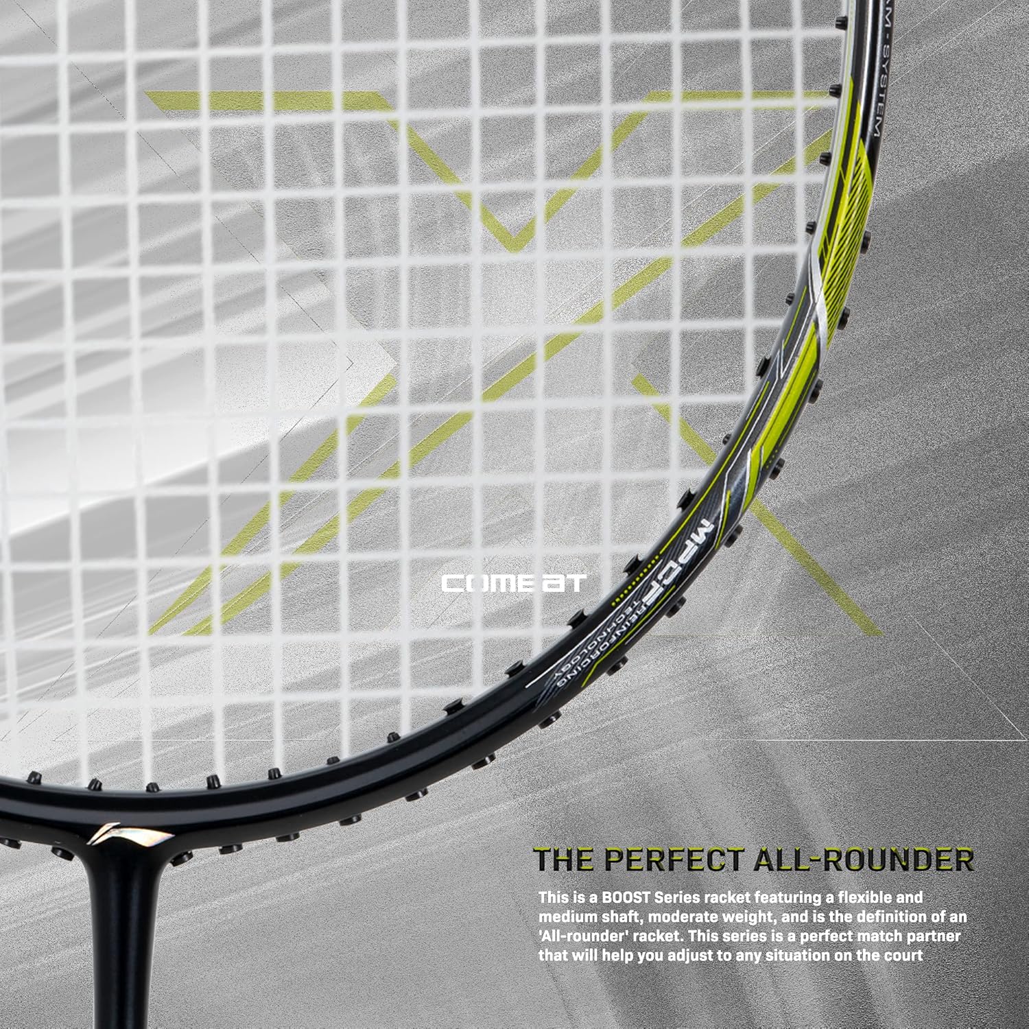 Li-Ning 3D Calibar X Combat Carbon Graphite Racquet with Full Cover in ...