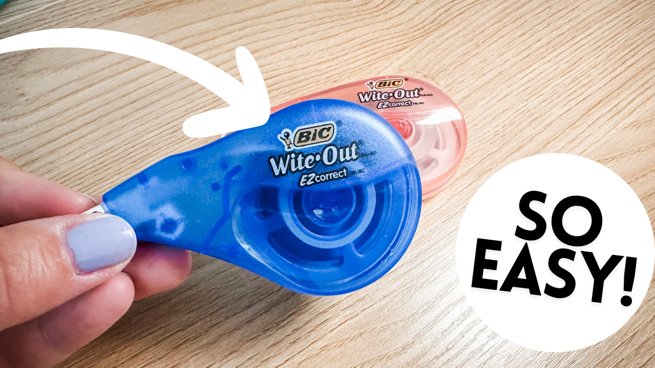 Watch Review - BIC Wite-Out Brand EZ Correct Correction Tape on Amazon Live