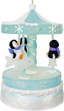 Amazon.com: Hallmark Keepsake Christmas Ornament 2024, Playful Penguins ...