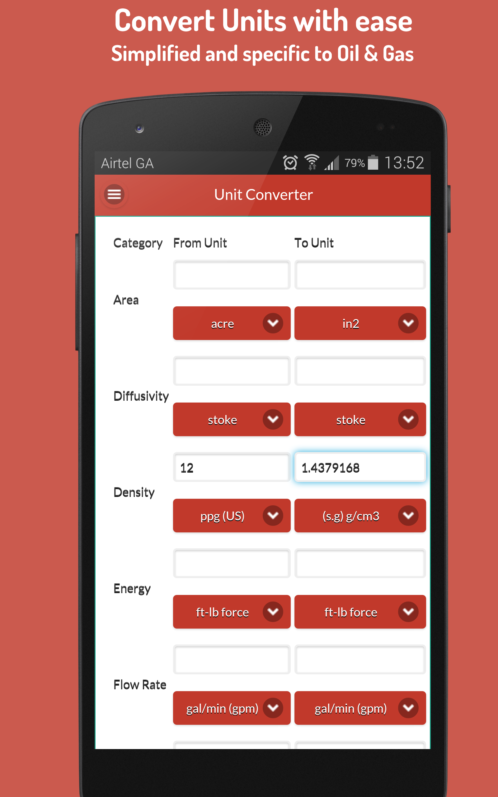 Oilfield Assistant - Formulas, conversion & more! - App on Amazon Appstore