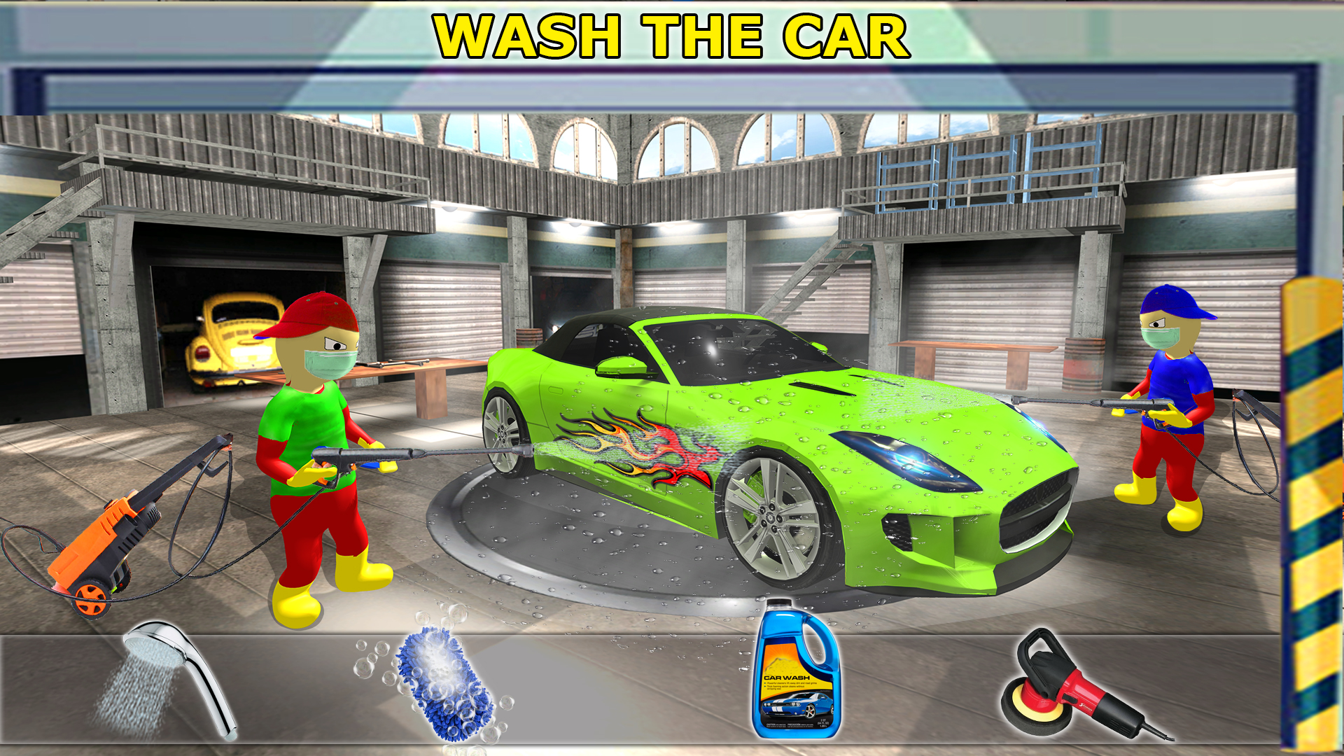 Stickman Car Garage Auto Workshop - Stickman Games - App on Amazon Appstore