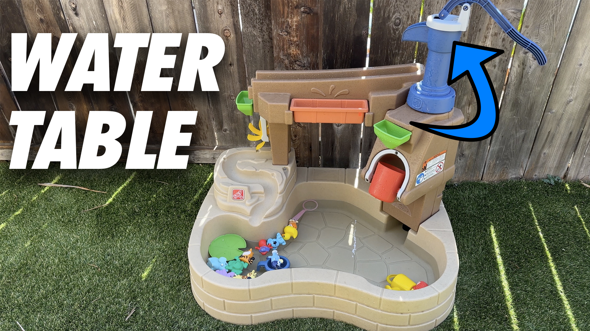 Watch Quick Tips! Step 2 Pump & Splash Discovery Pond Water Table on ...