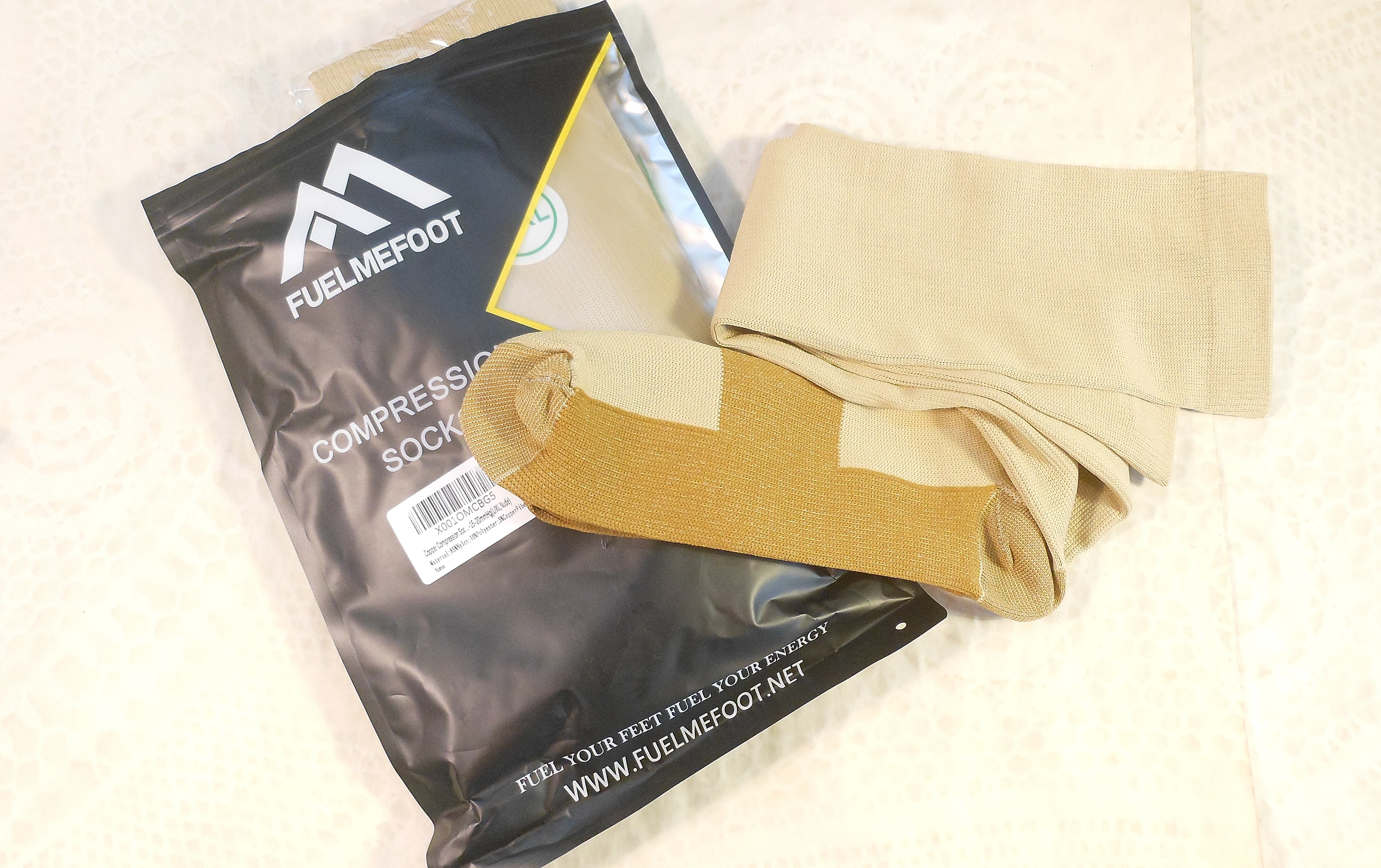 Watch 3 Pack Copper Compression Socks by FuelMeFoot on Amazon Live