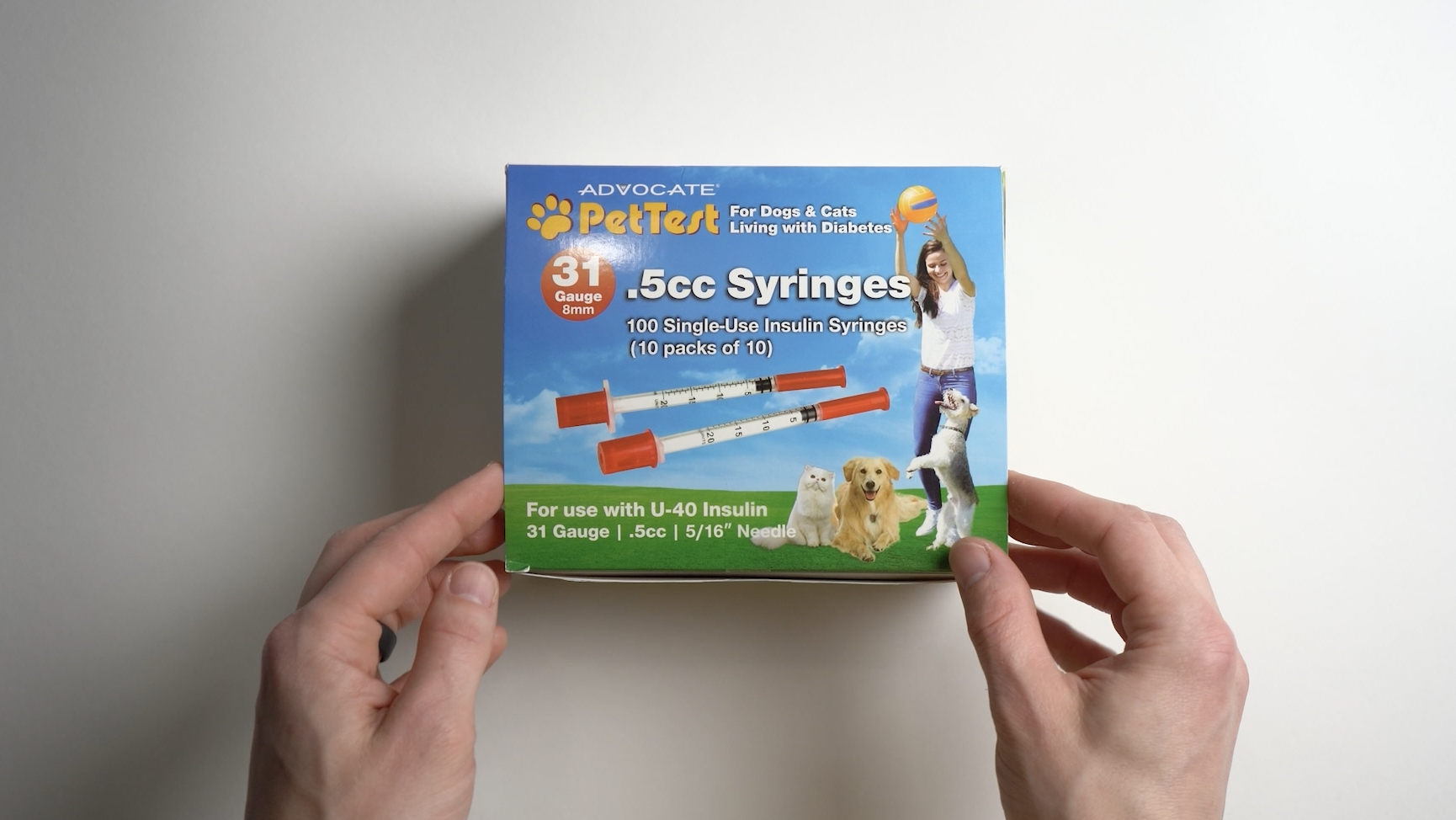 Watch PetTest U-40 Pet Insulin Syringes - .5cc on Amazon Live
