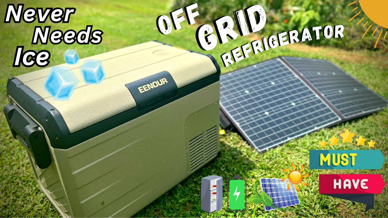 Watch EENOUR Battery Powered Portable Refrigerator/Freezer Review on ...
