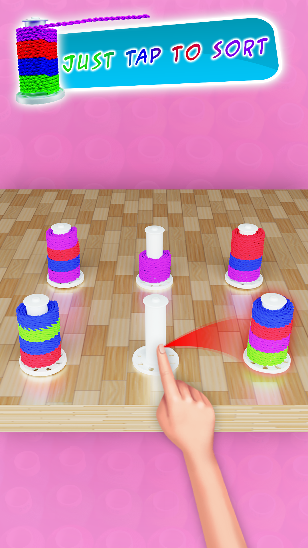 Thread Sort Color Puzzle - Knit Sorting Game - App on Amazon Appstore