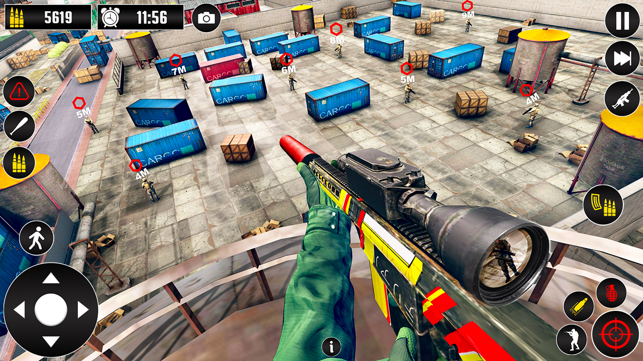 Real Open World Call of Fps Gun Shooting Game: Open World Army Survival & Us Online Commando Ops ...