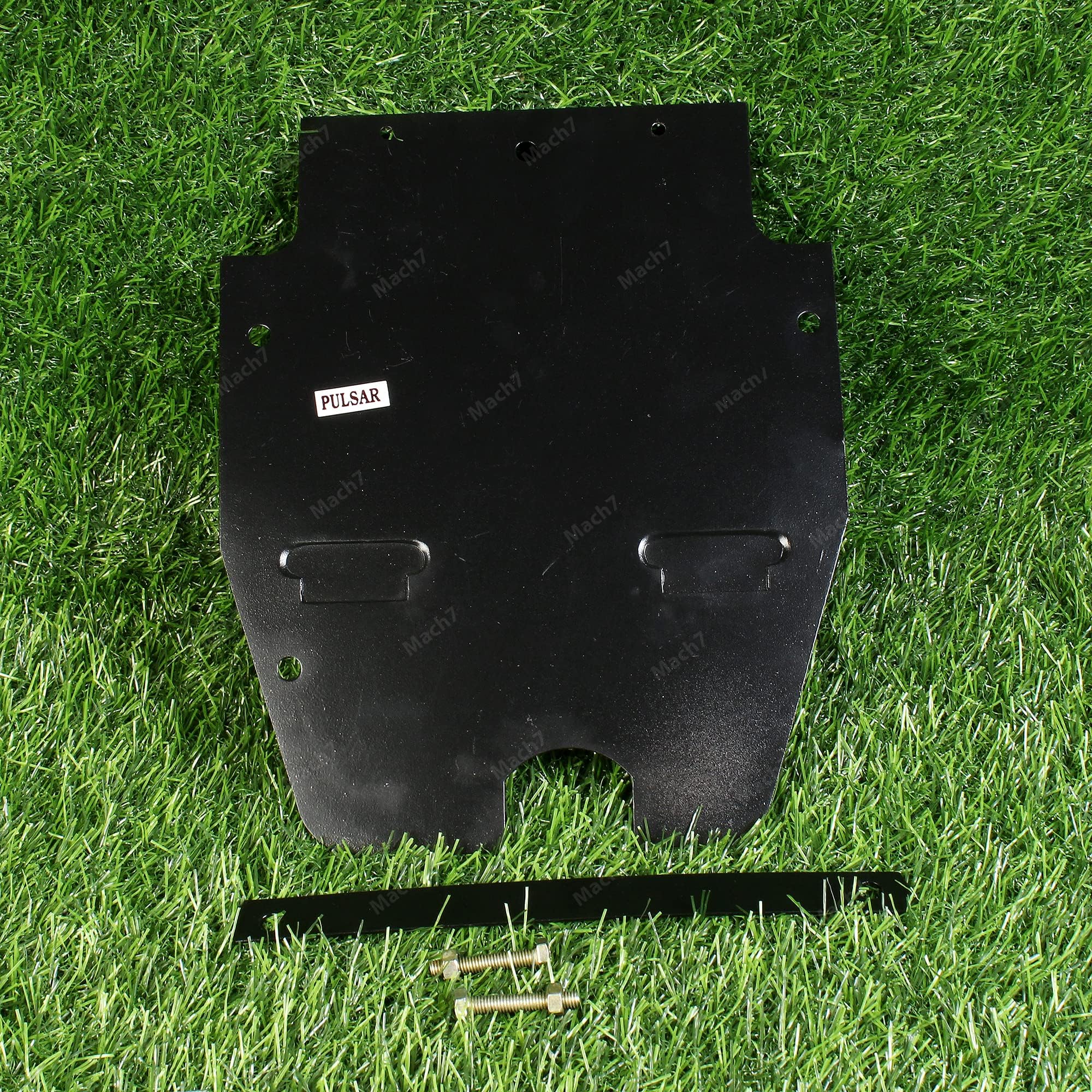 MACH7 Engine Guard Plate Black for Pulsar BS4+BS6 Made in India Bike ...