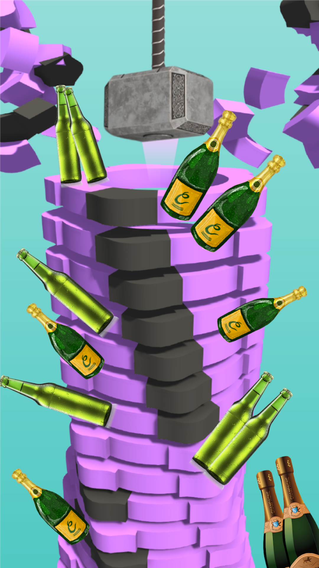 Smash Bottles Helix Stack Jump - App on Amazon Appstore