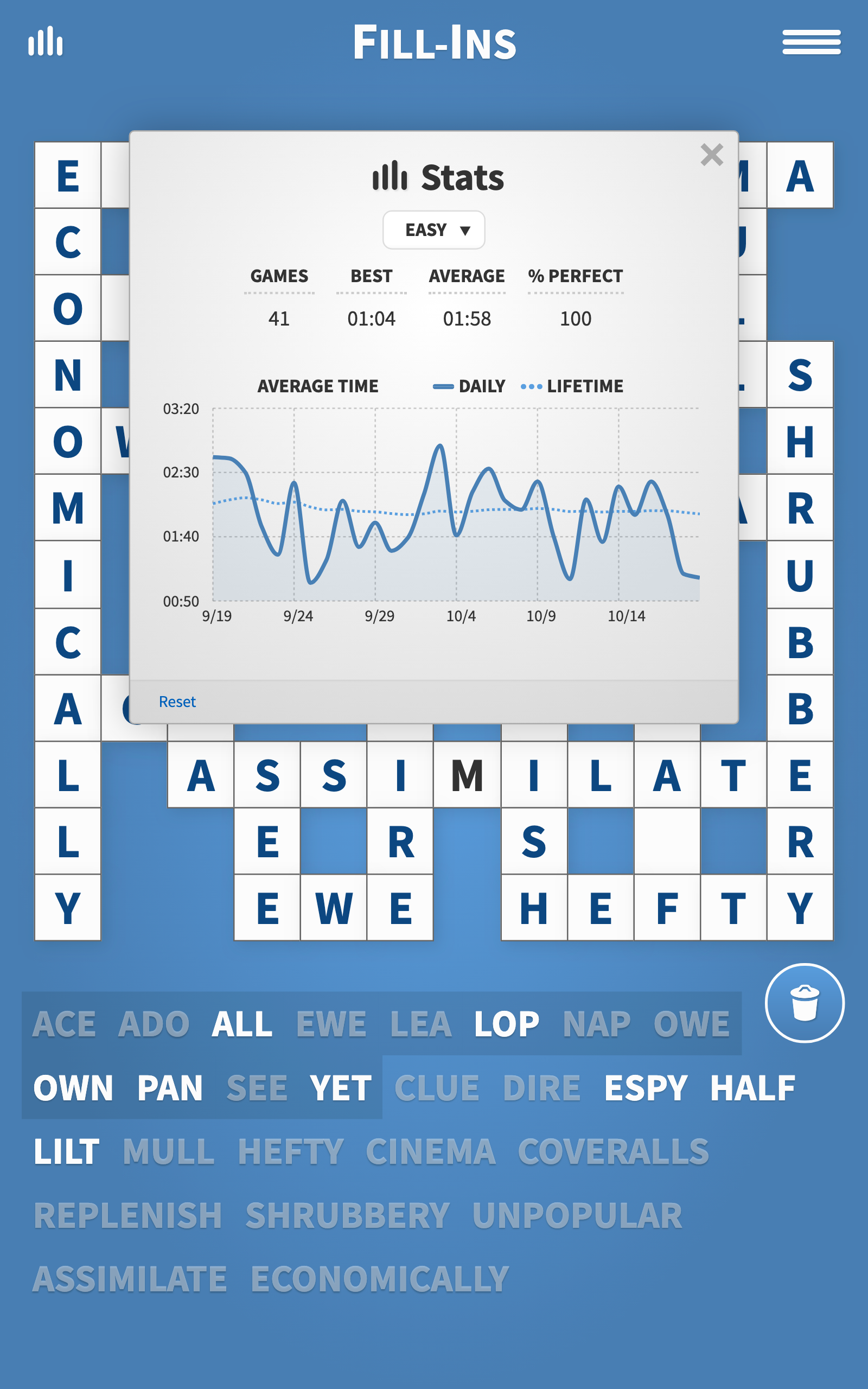 Fill-Ins · Free Word Fit Puzzles - App on the Amazon Appstore