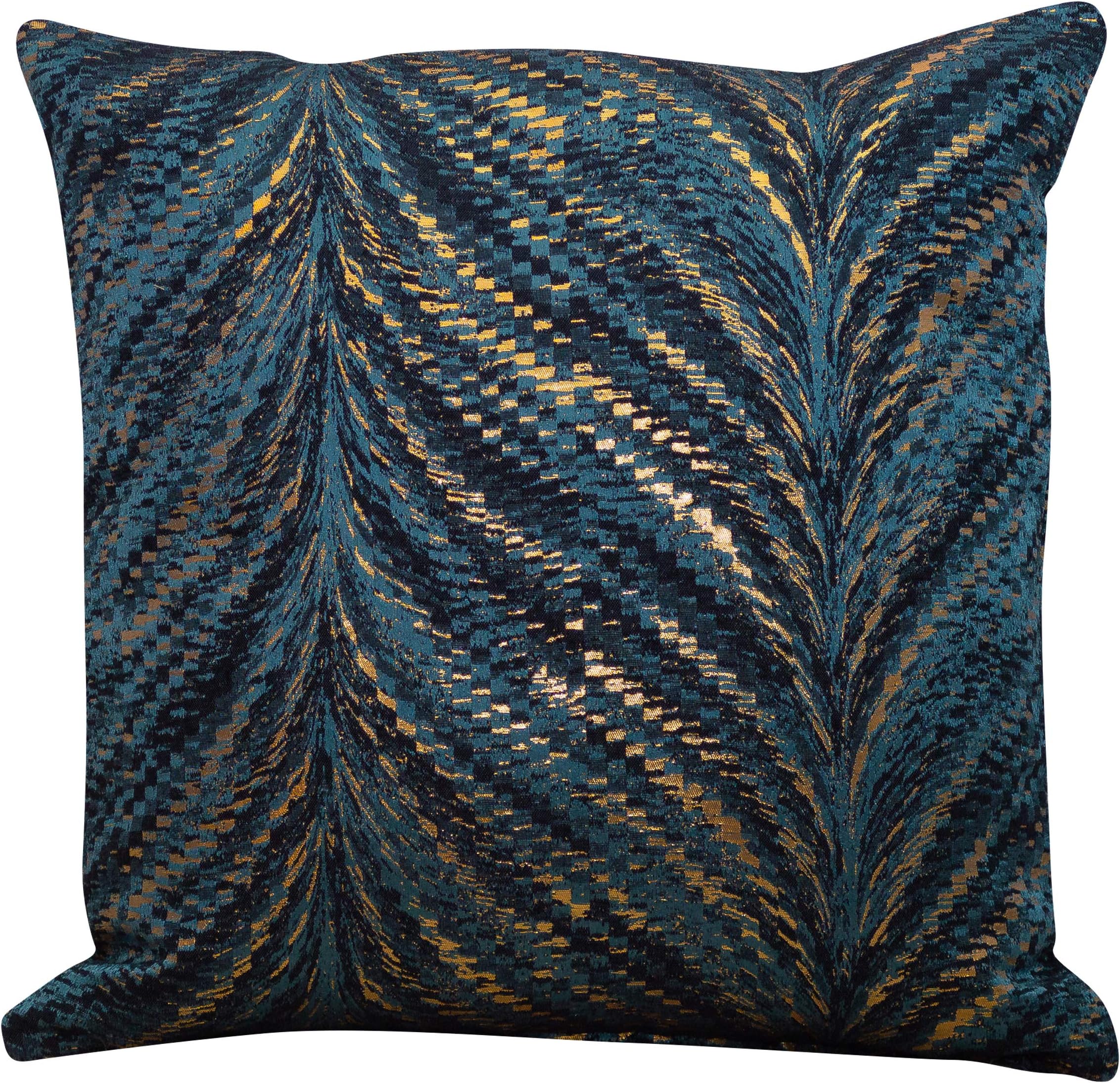 Red Rainbow 4 Pack Gold Metallic Velvet Cushion Covers with Marble ...