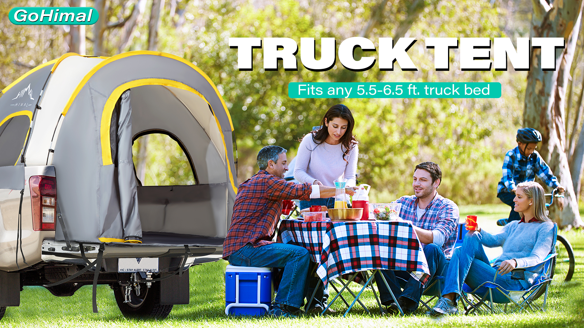 Watch GoHimal truck tent on Amazon Live