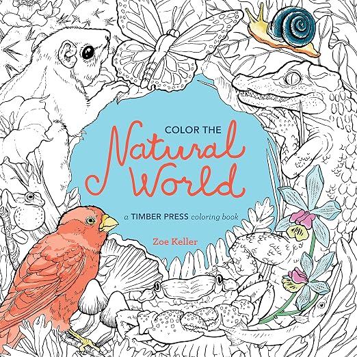 Amazon.com: Color the Natural World: A Timber Press Coloring Book ...