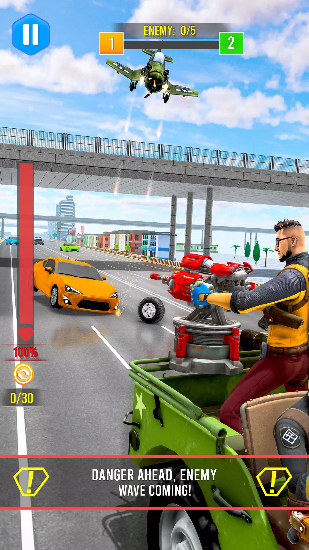 Super Highway Race Car Shooting Game Crazy Street Traffic Racing Games ...