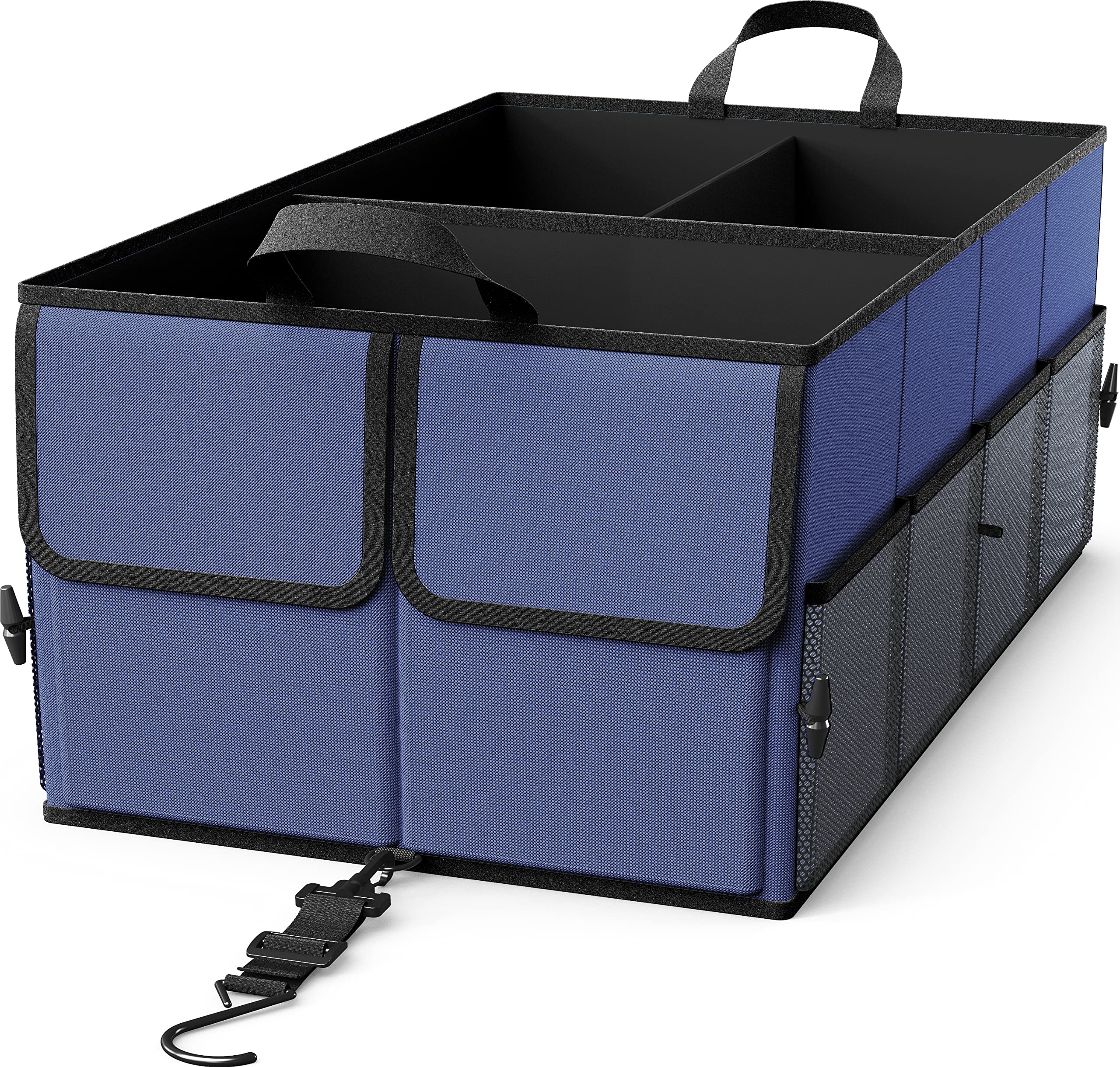 Amazon.com: EPAuto 3-Compartment Cargo Trunk Storage Organizer, Blue ...