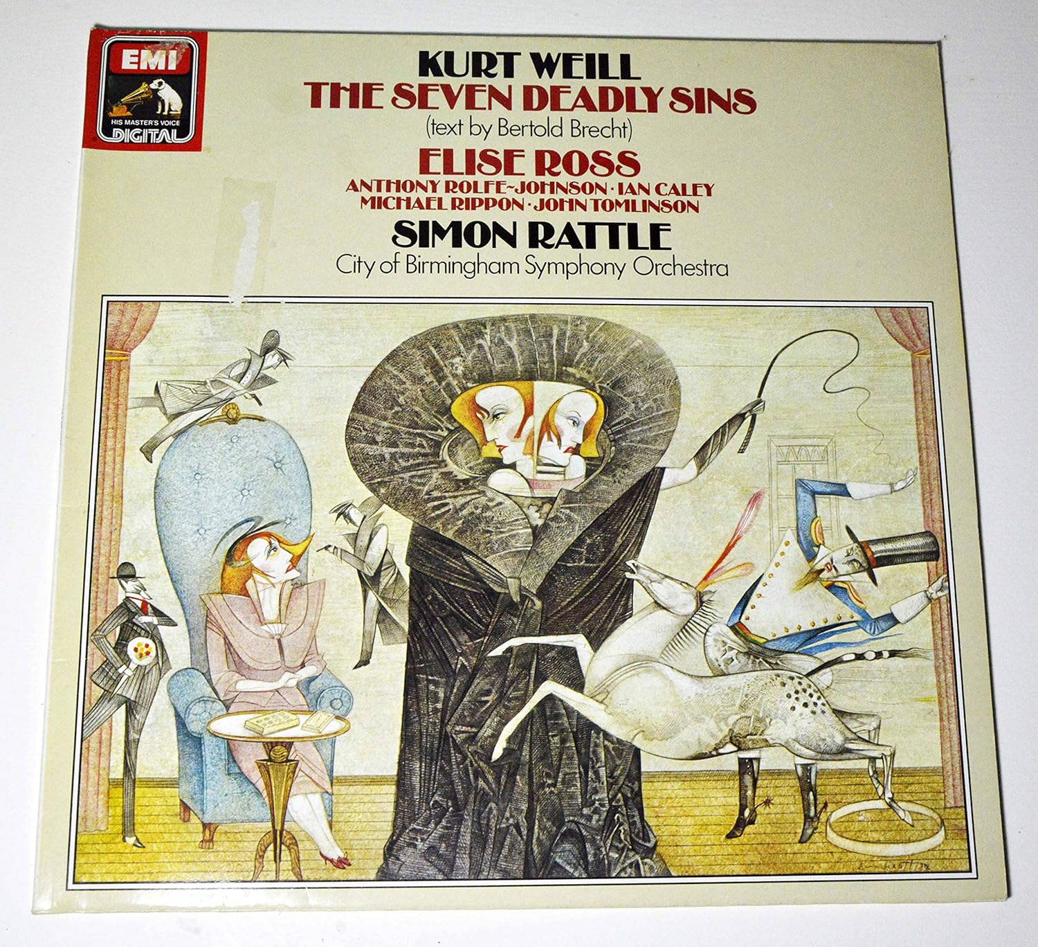 weill: the seven deadly sins LP: ELISE ROSS & SIMON RATTLE: Amazon.fr ...